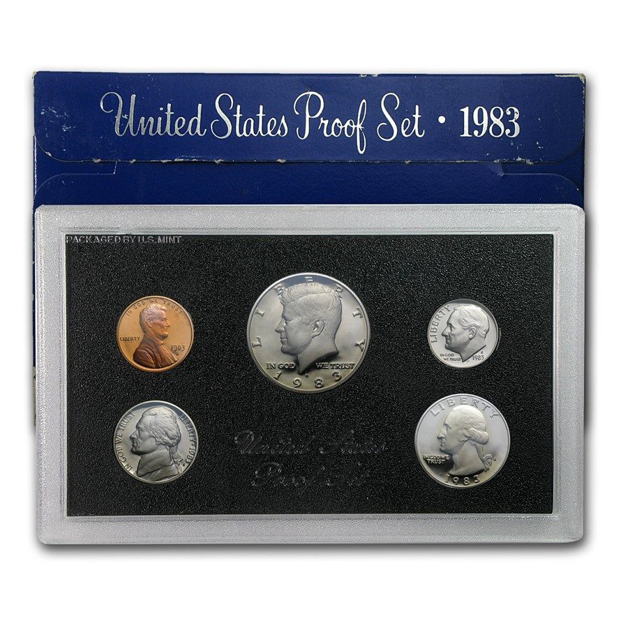 1983-S US Mint Proof Set 5-Coin Set - For Sale, Buy Now Online - Item ...