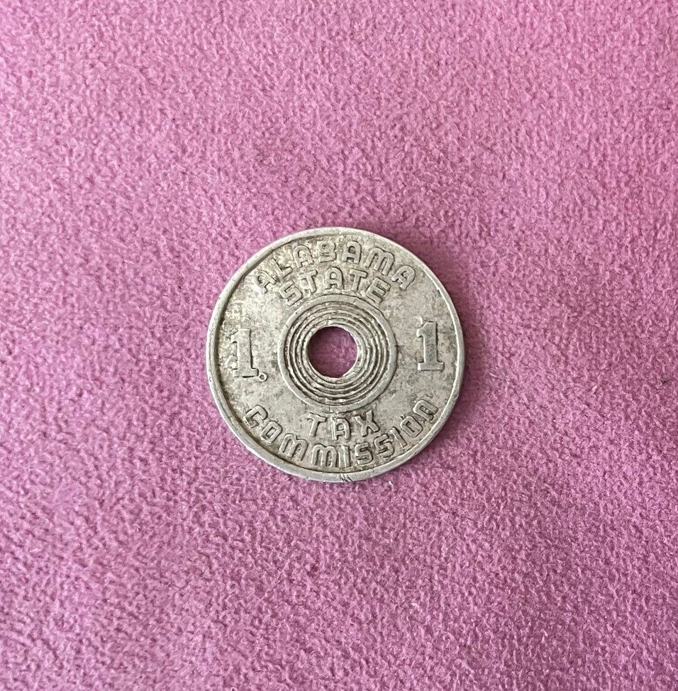 Alabama Luxury Tax Token, 1, Metal - For Sale, Buy Now Online - Item ...