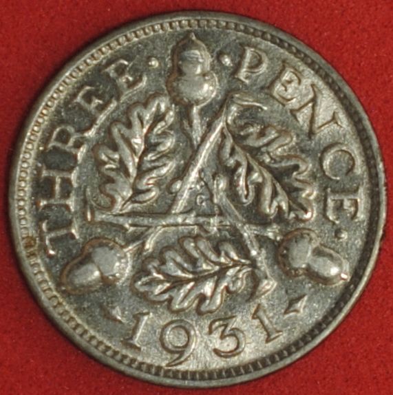 1931 Great Britain Threepence VF - For Sale, Buy Now Online - Item #733846