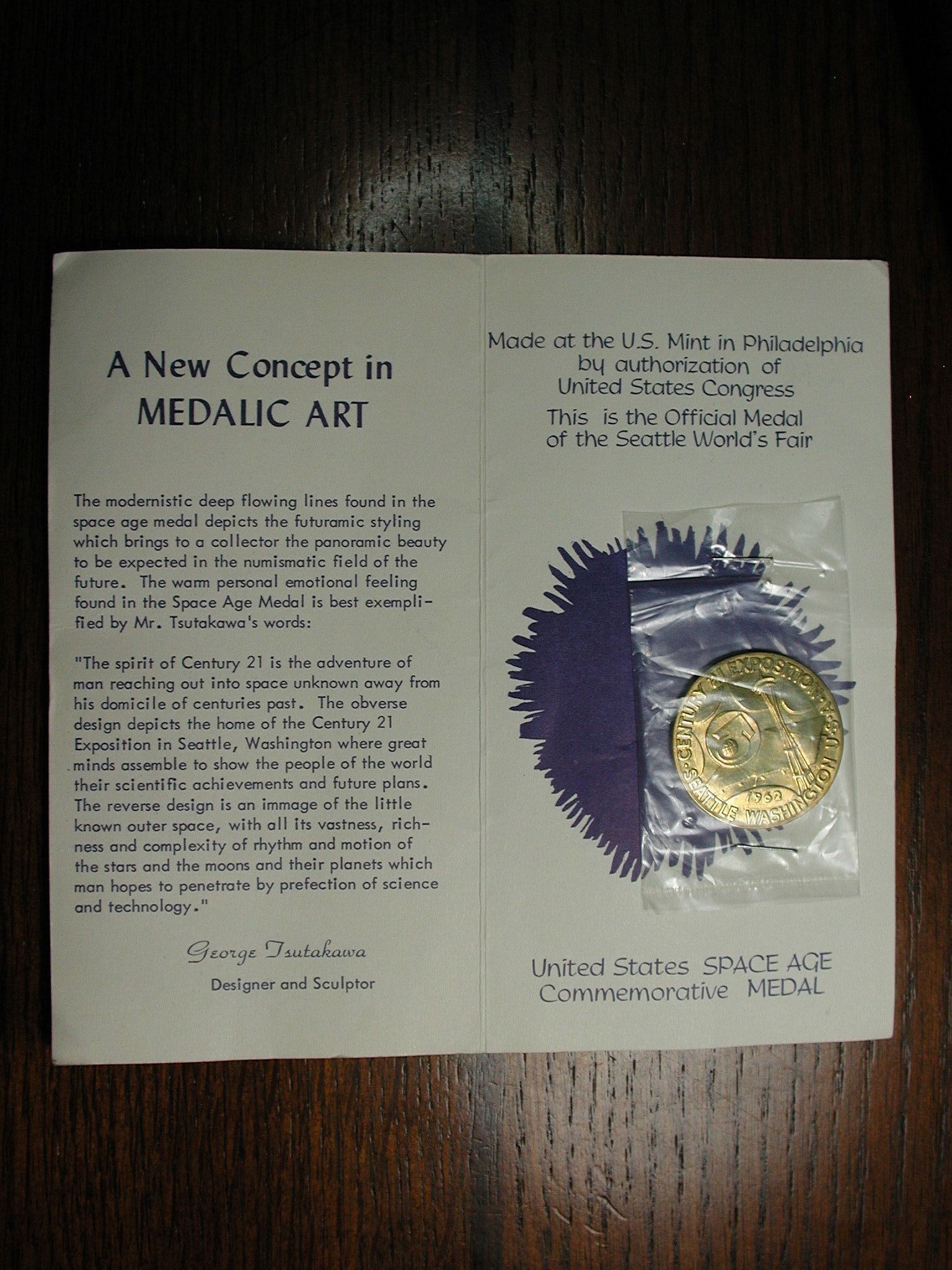 1962 Seattle Washington Century21 Exposition/ World Fair coin VERY NICE ... 1962 Seattle Washington Century21 Exposition/ World Fair coin VERY NICE ...