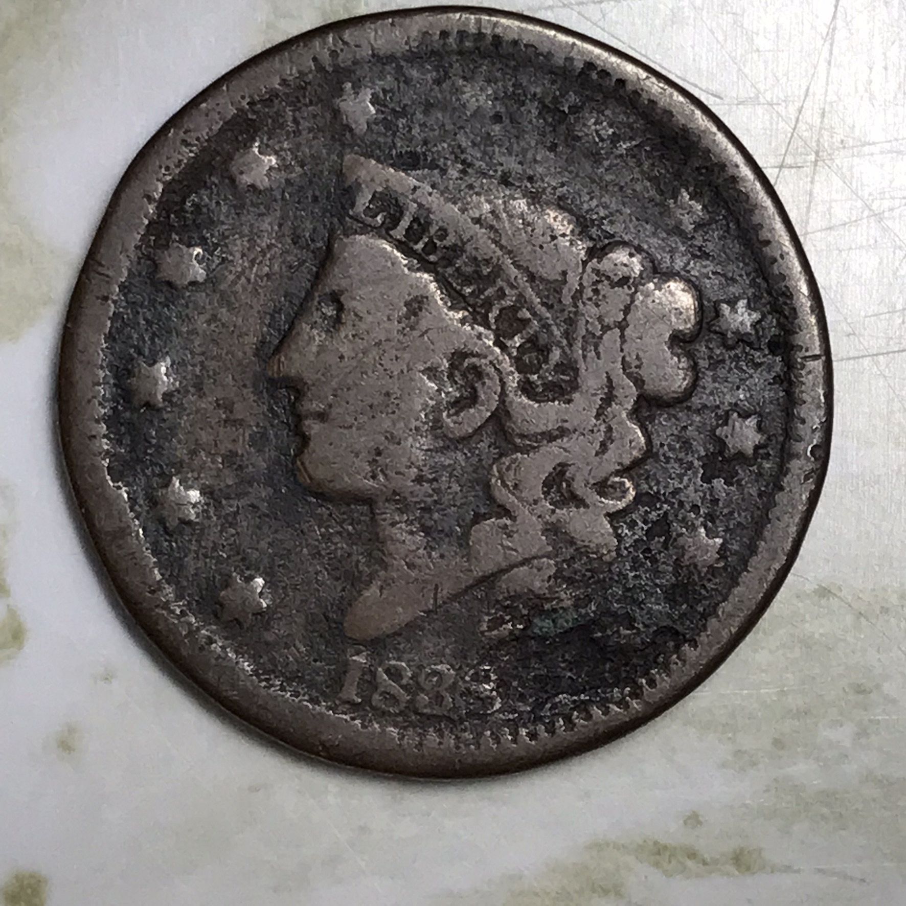 1838 US Large Cent - For Sale, Buy Now Online - Item #737264