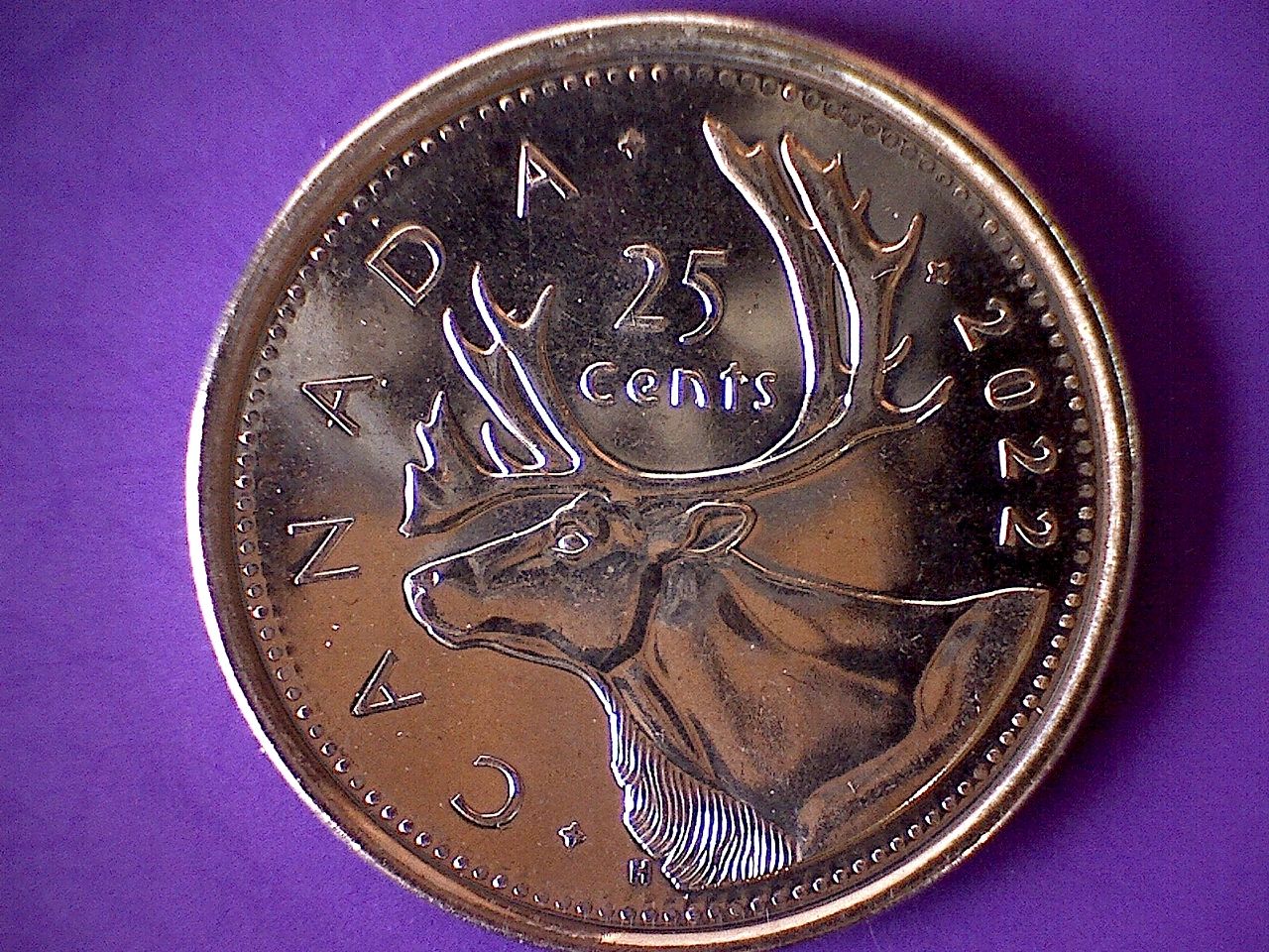 2022 Canada Twenty Five Cents Queen Elizabeth 11 For Sale Buy Now