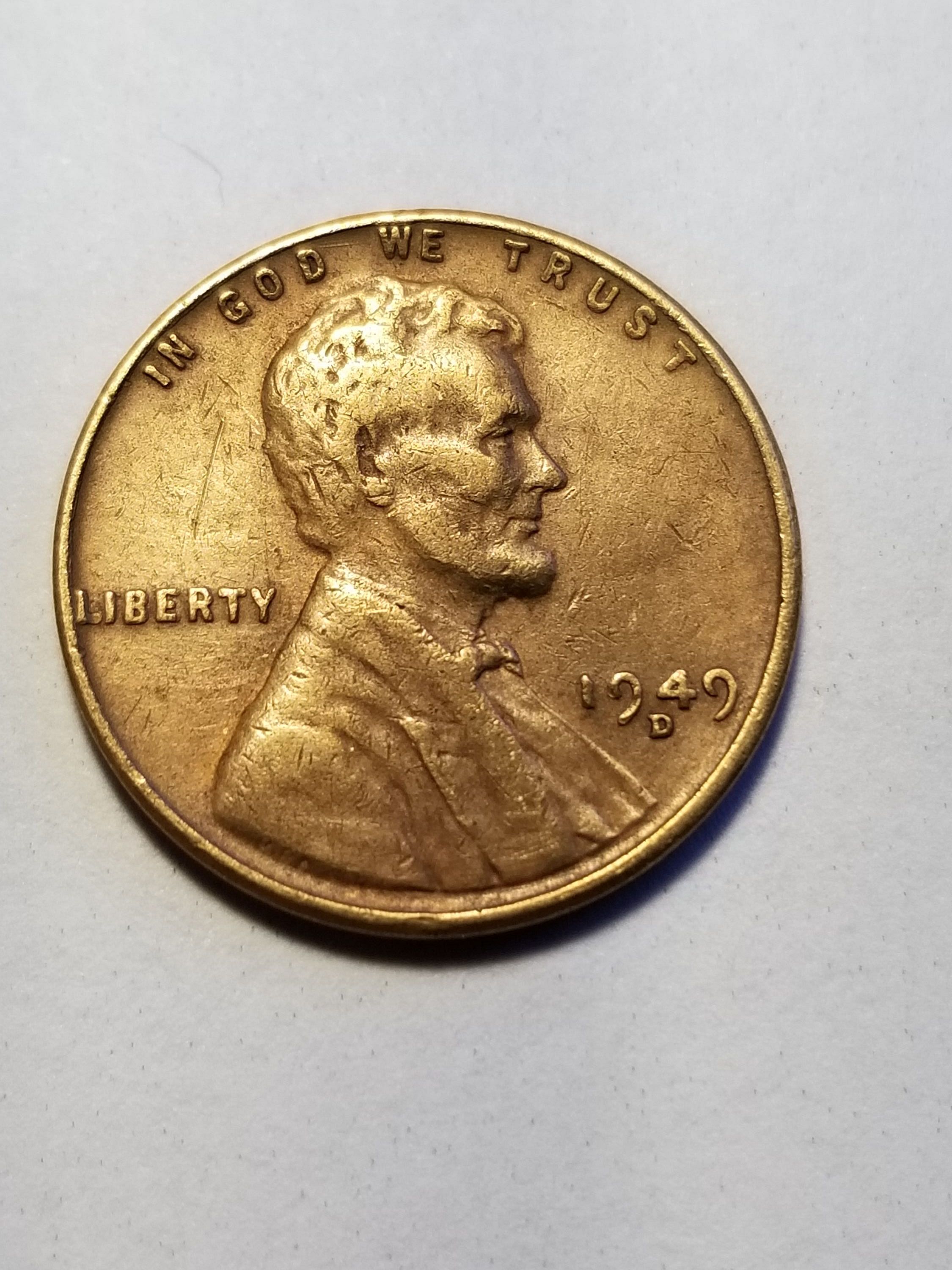 1949 D Wheat penny - For Sale, Buy Now Online - Item #668005