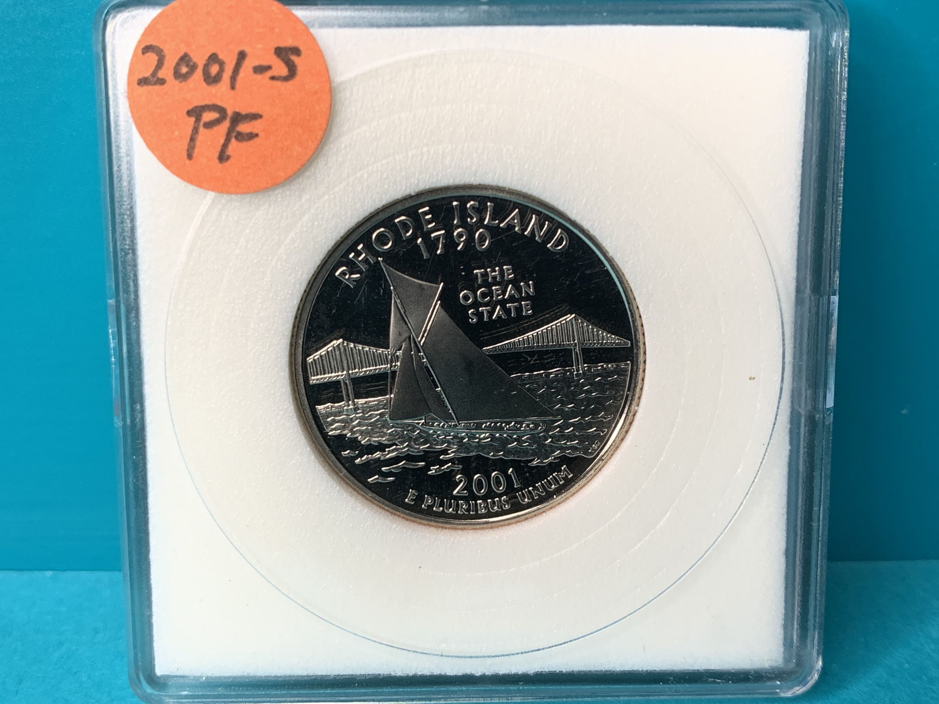 2001-S Rhode Island 50 State Quarter Proof - For Sale, Buy Now Online ...