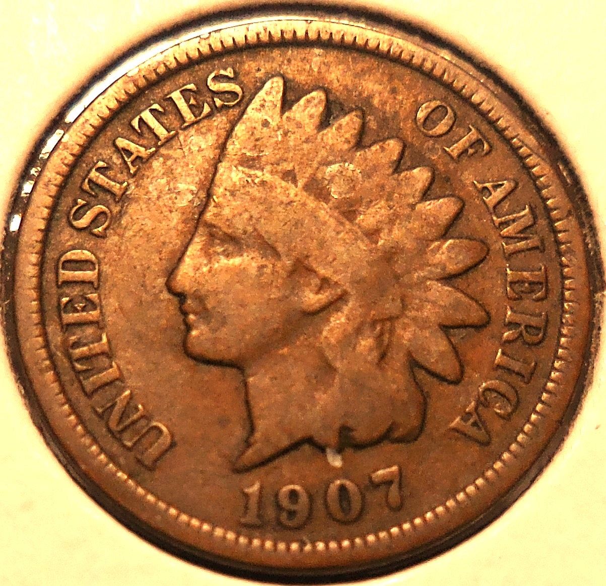 1907 American Indian Head Cent - For Sale, Buy Now Online - Item #738974