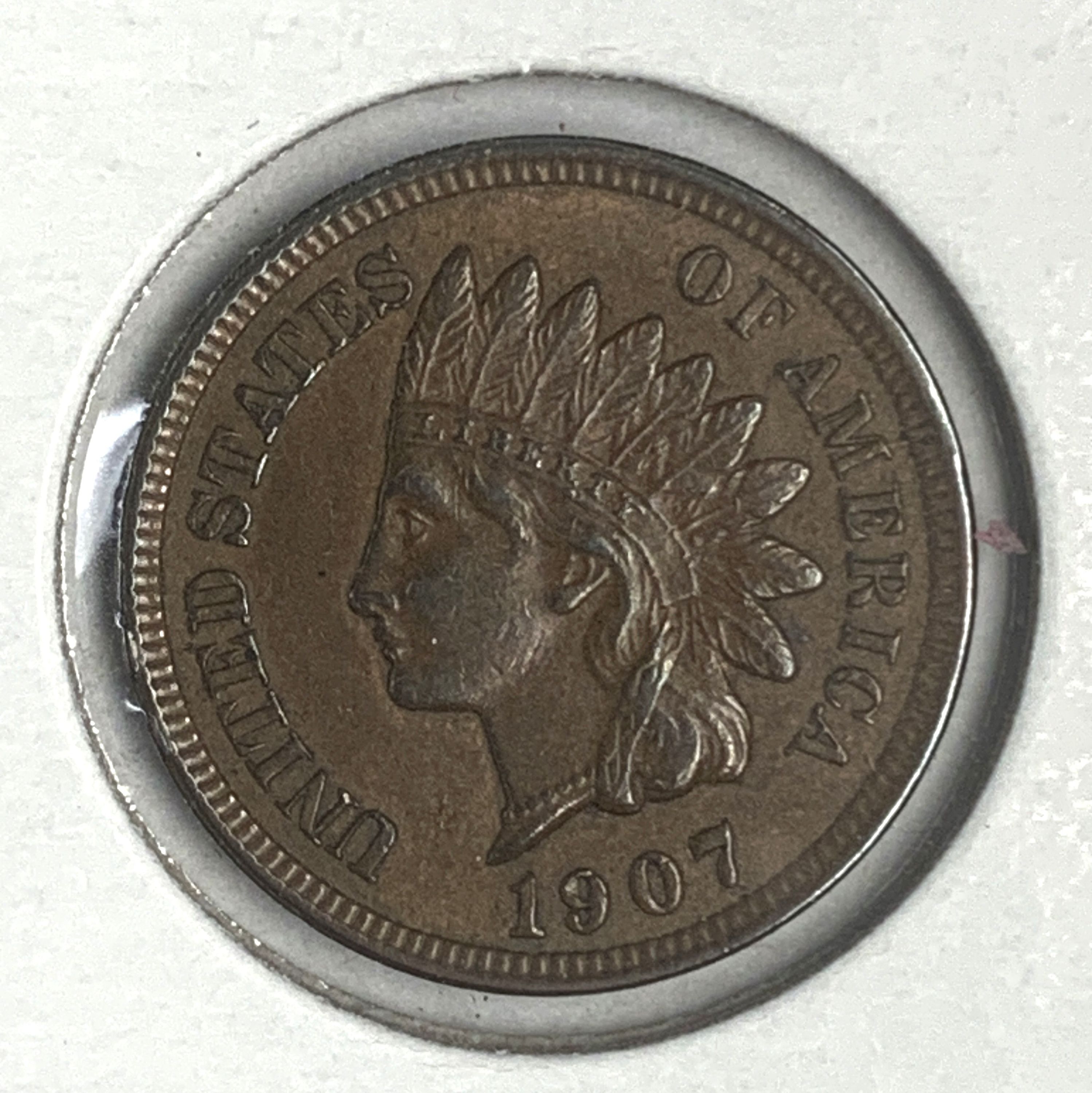 1907 Indian Head Cent AU58BN (5170) - For Sale, Buy Now Online - Item ...