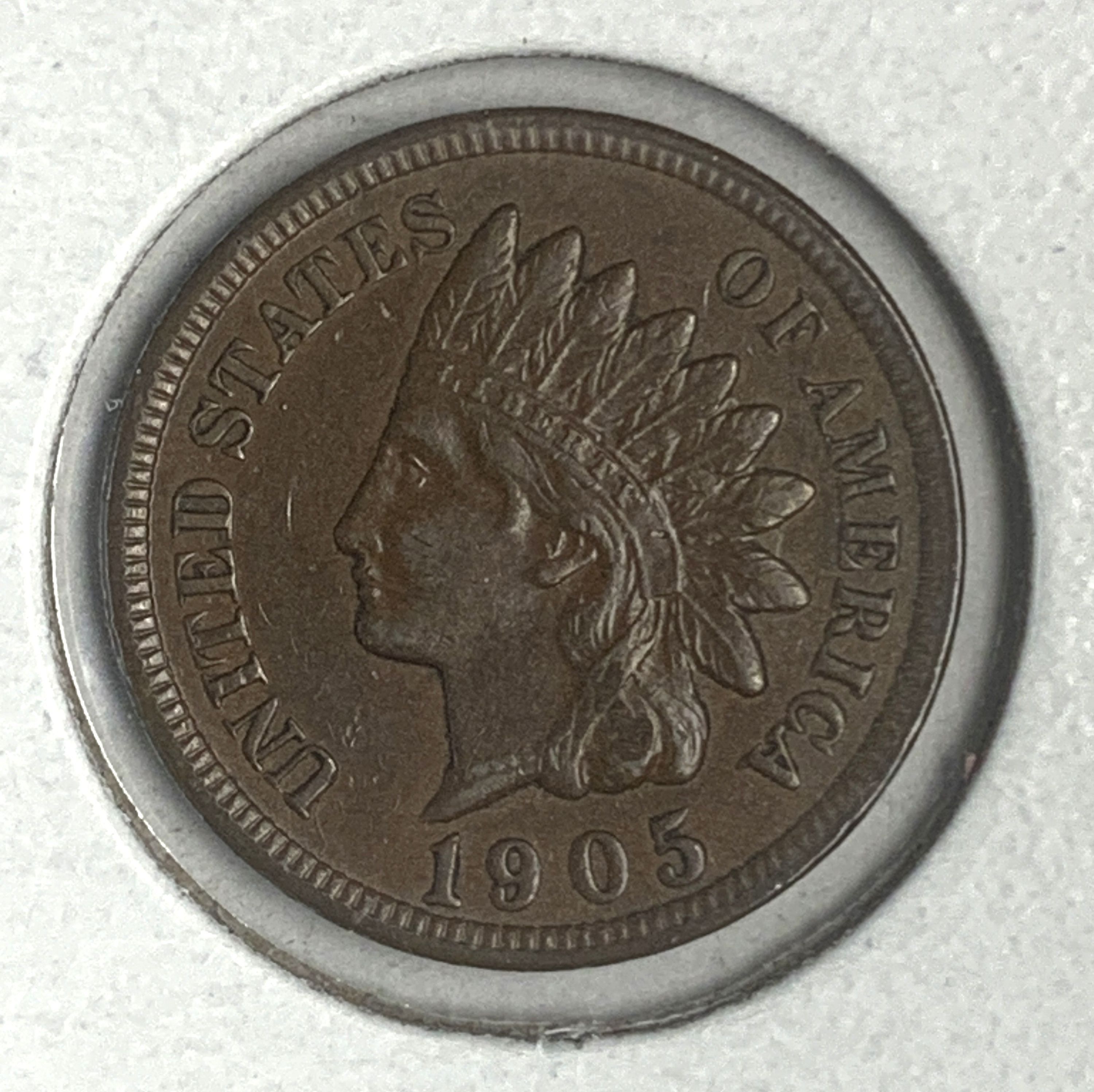 1905 Indian Head Cent AU58BN (5168) - For Sale, Buy Now Online - Item ...