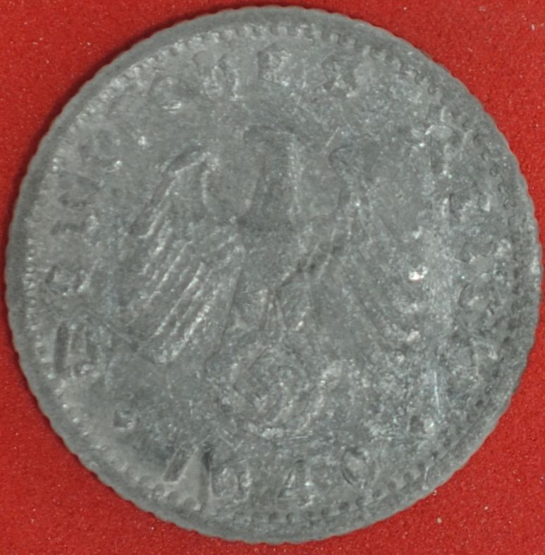 1940F Germany/Third Reich 50 Reichspfennig VF - For Sale, Buy Now ...