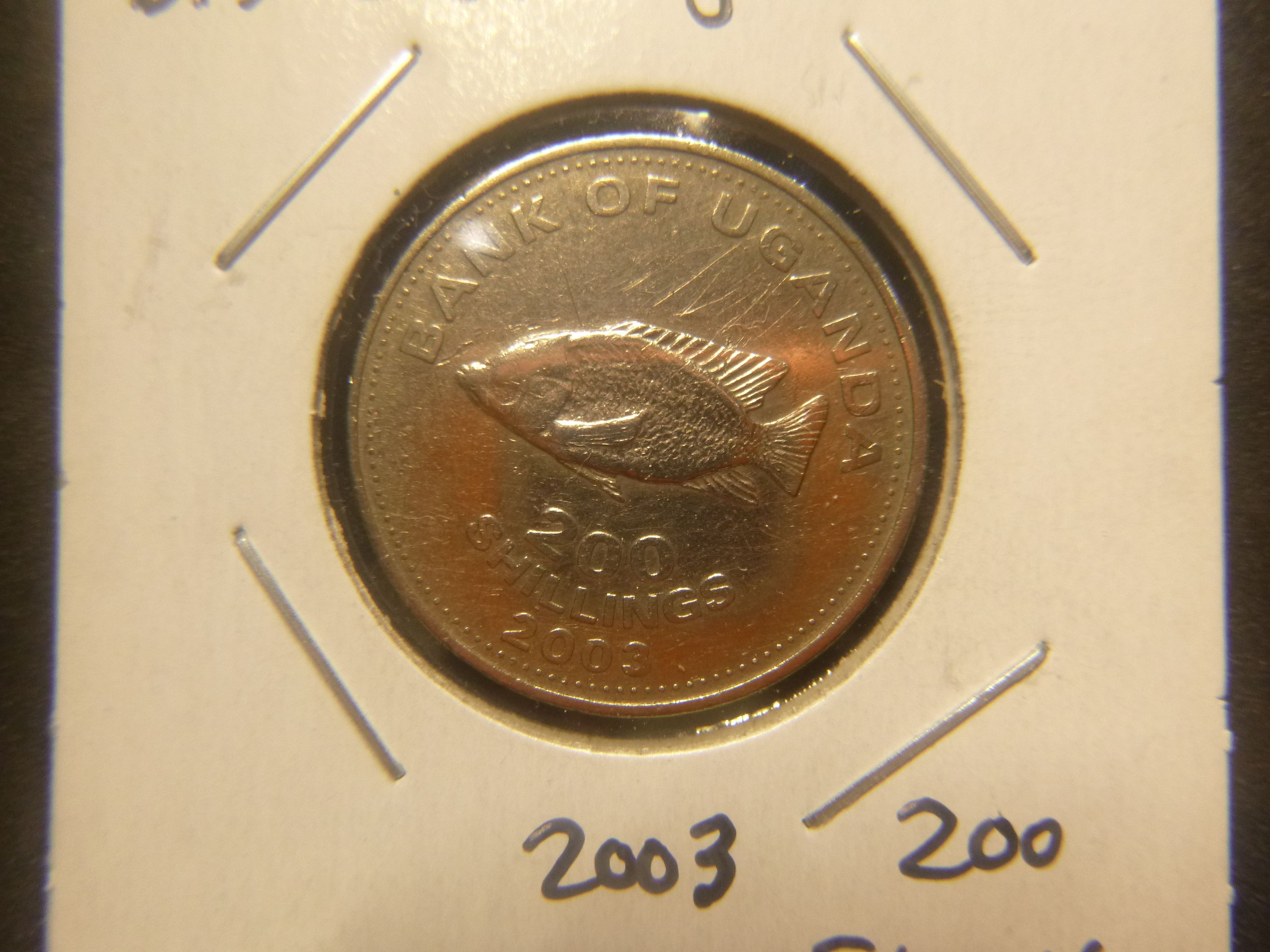 BANK OF UGANDA 2003 200 SHILLING - For Sale, Buy Now Online - Item #740105