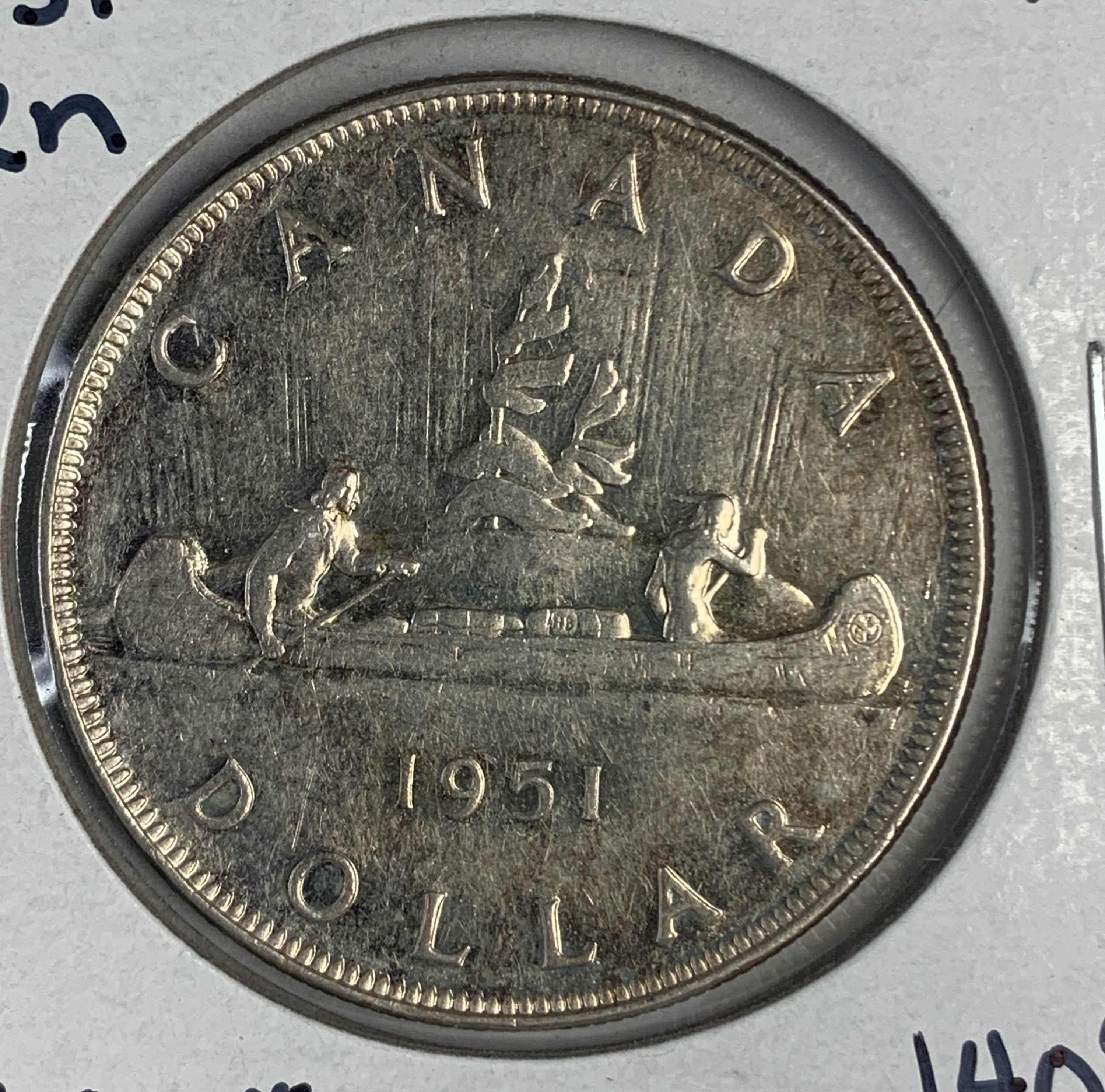 1951 Canadian Silver Dollar, ARN, CH AU (5193) - For Sale, Buy Now ...
