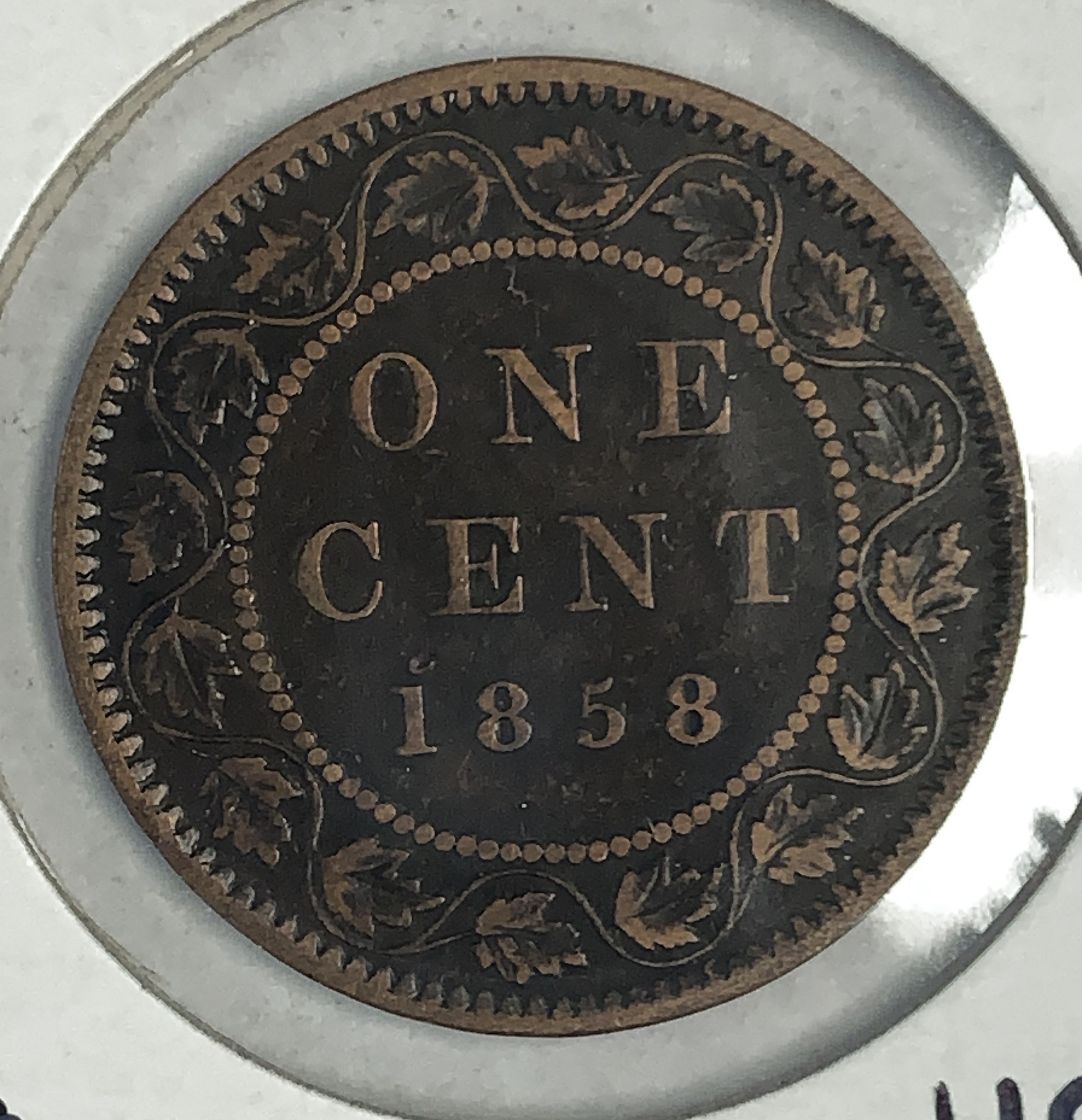 1858 Canadian Large Cent, Victoria VF (5183) - For Sale, Buy Now Online ...