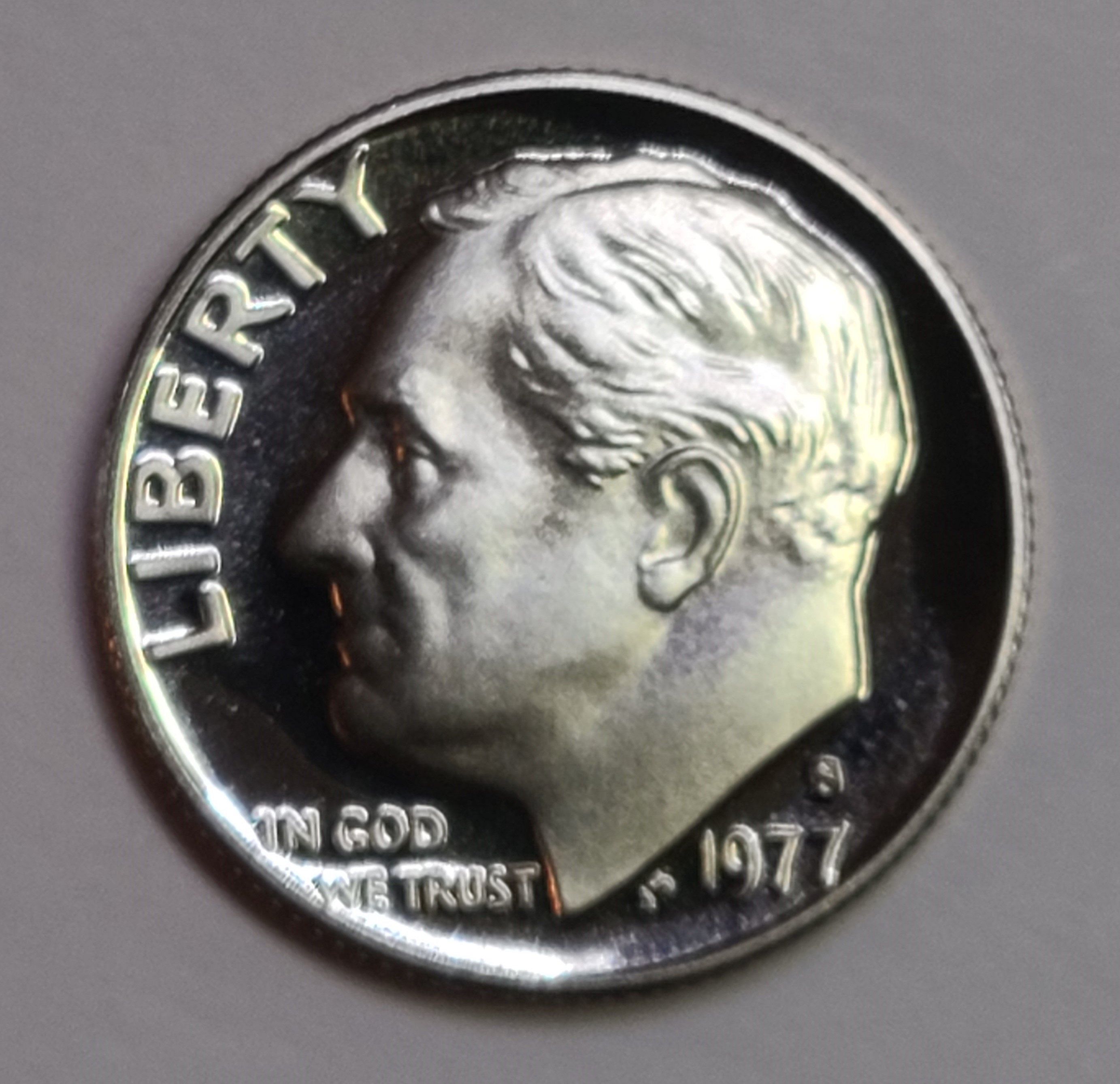 1977-S Roosevelt Dime Proof-65 (GEM) Full Bands Near Full Torch - For ...