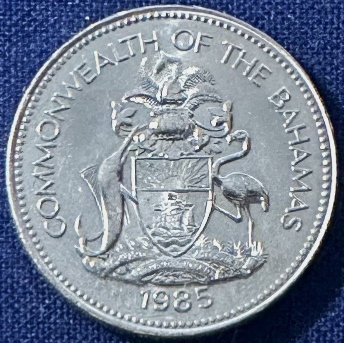 Bahamas - 1985 - 25 Cents [mintage 2,000,000] - For Sale, Buy Now ...