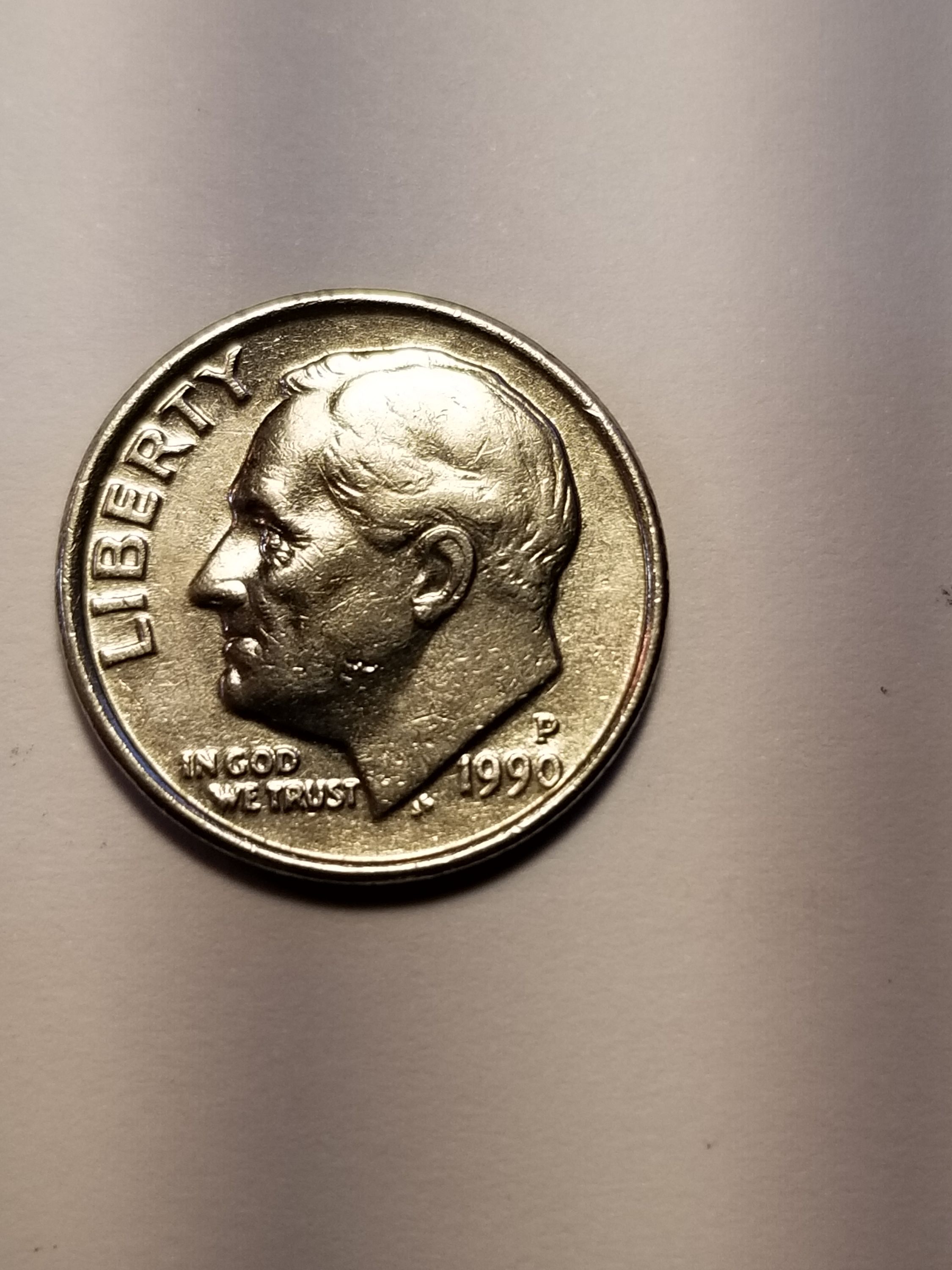 1990 P Roosevelt Dime - For Sale, Buy Now Online - Item #743192