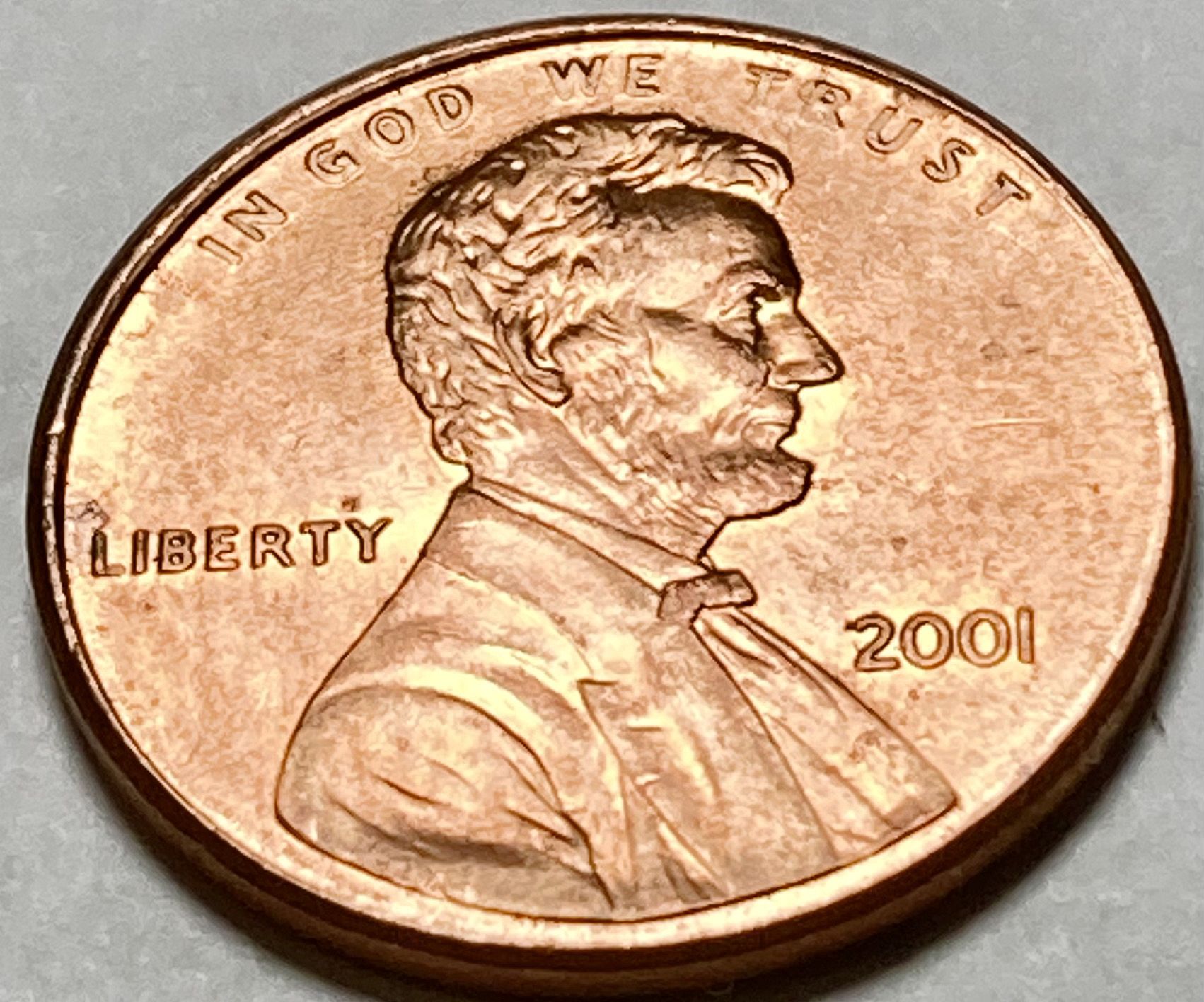 2001 P Lincoln Memorial Cent Small Cents - For Sale, Buy Now Online ...