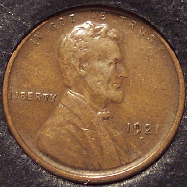 1921-S Lincoln Wheat Back Penny EF40 #0470 - For Sale, Buy Now Online ...