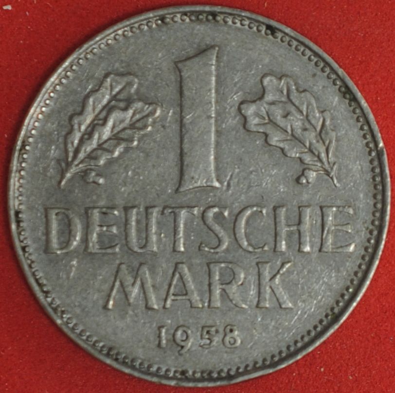 1958J Germany/Federal Republic Mark VF - For Sale, Buy Now Online ...