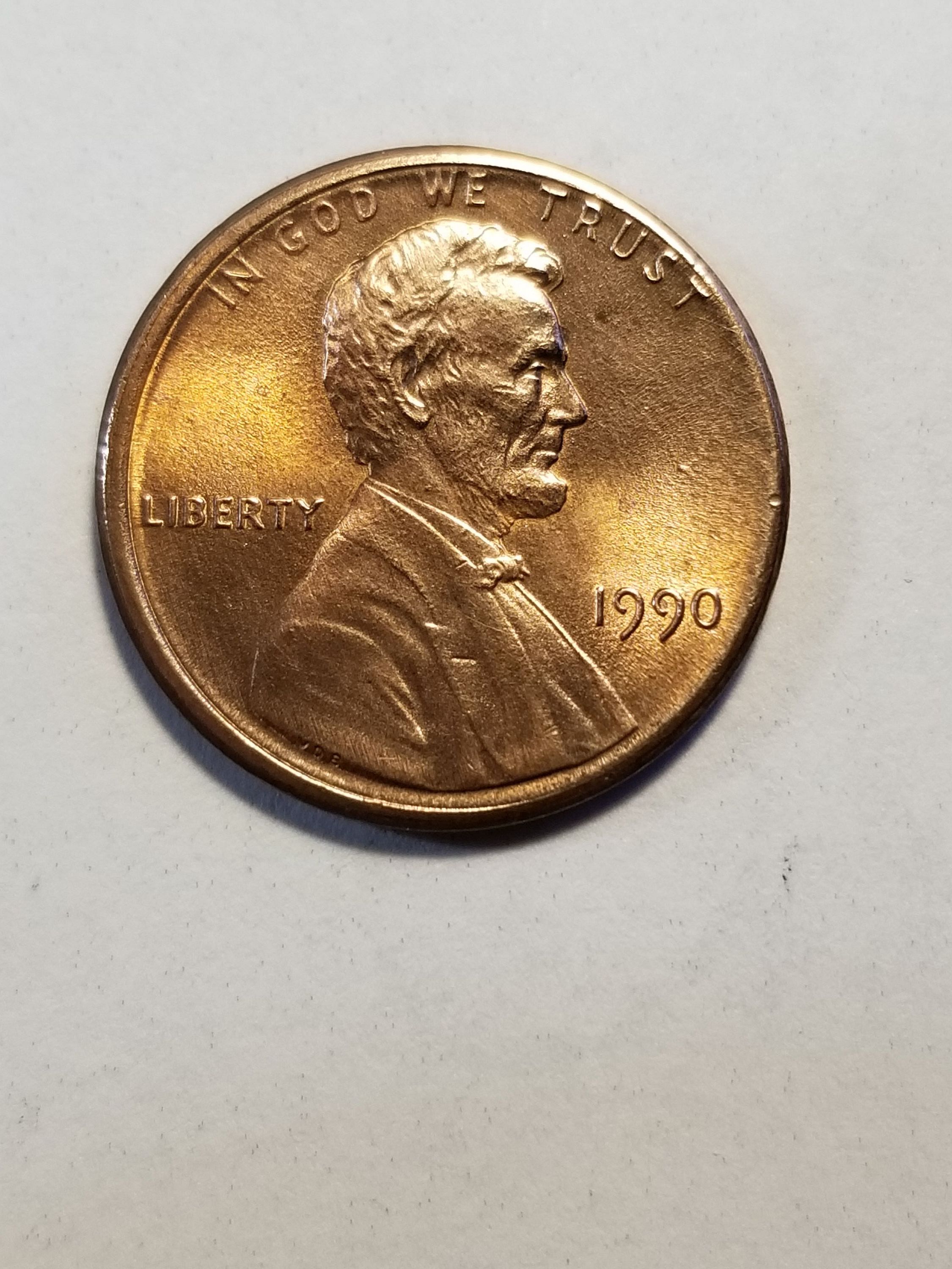 1990 P Lincoln Penny - For Sale, Buy Now Online - Item #745604