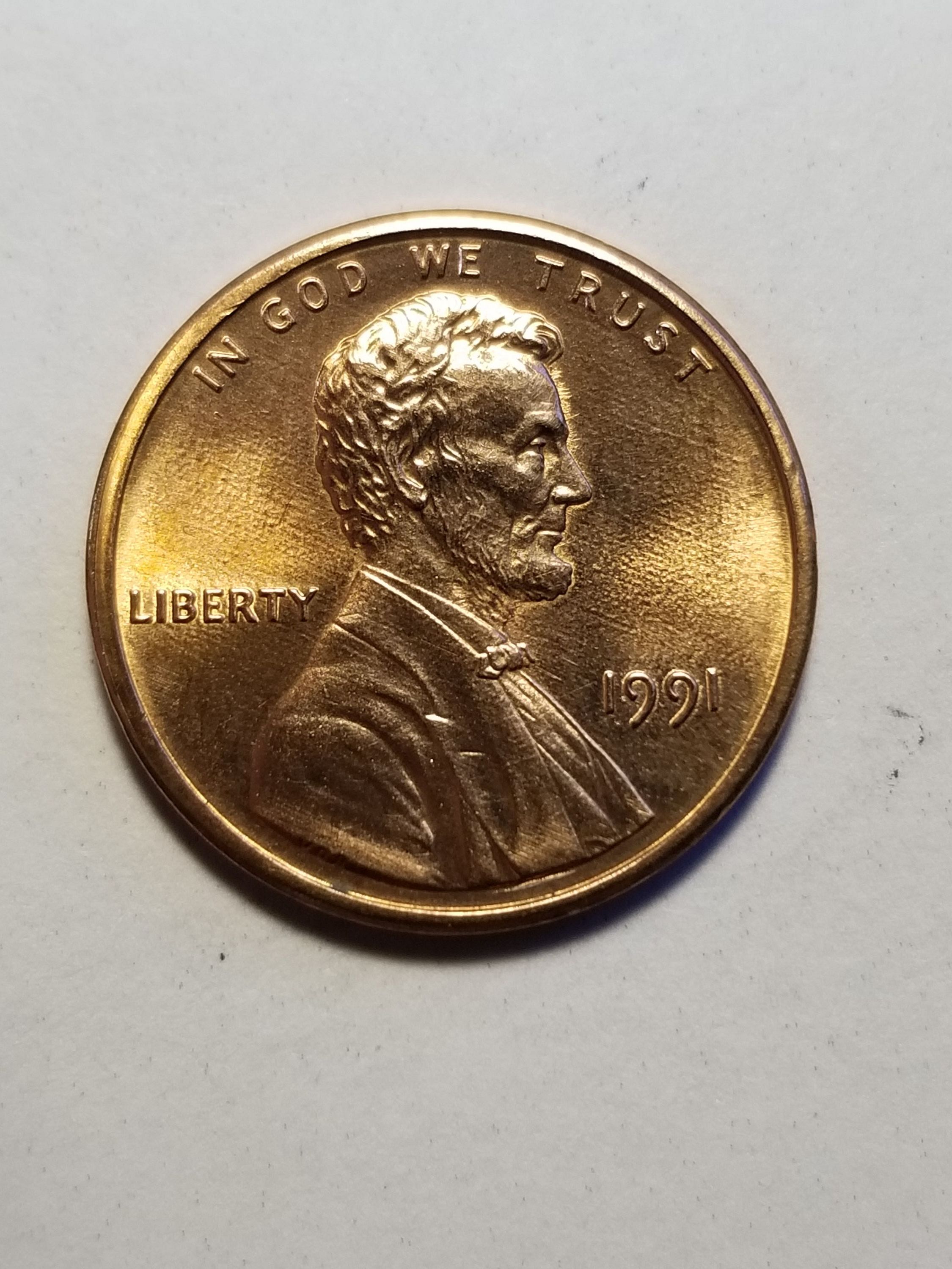 1991 P Lincoln Penny - For Sale, Buy Now Online - Item #745608