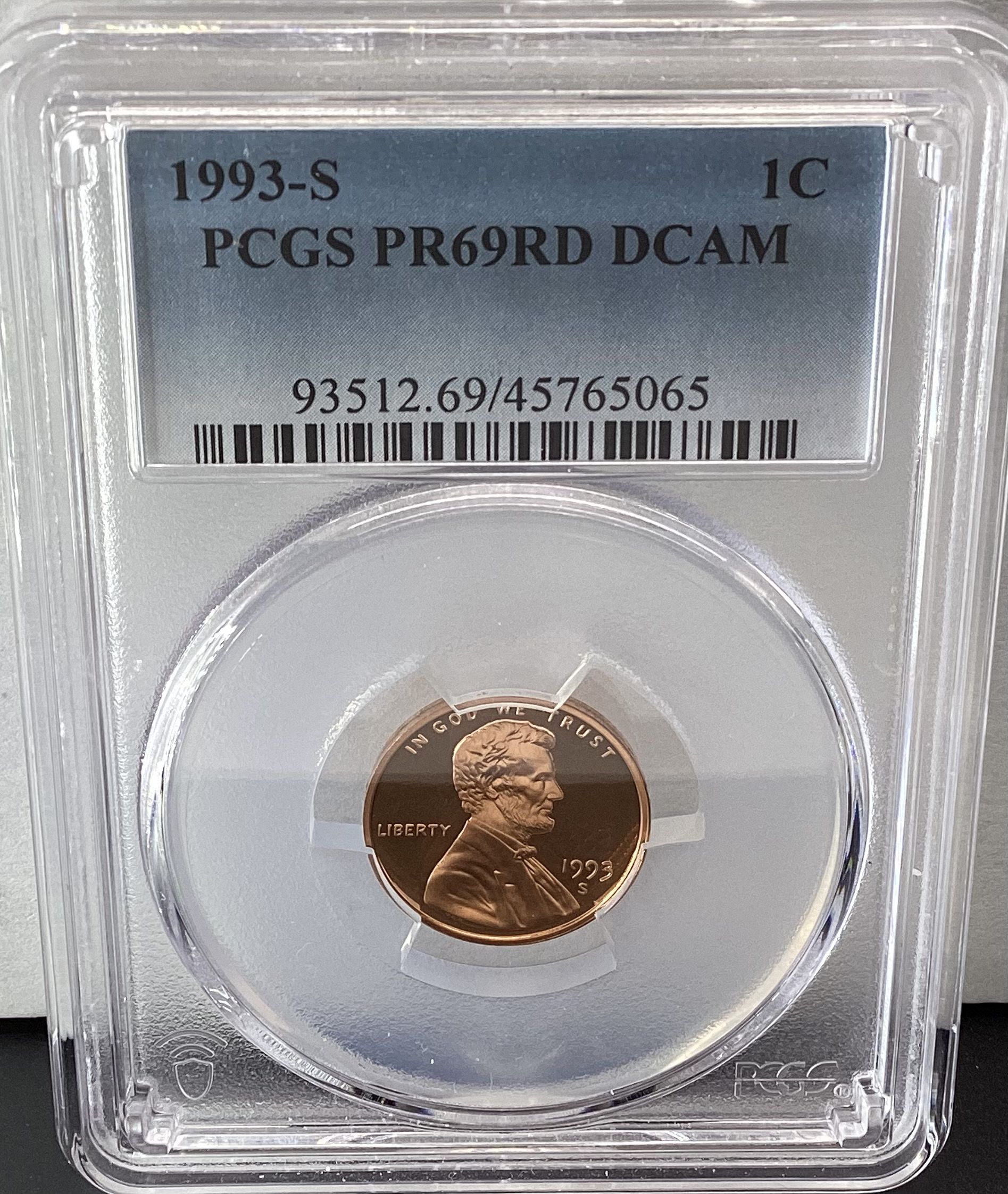 1993-S Lincoln Memorial Cent **PCGS PR69** - For Sale, Buy Now Online ...