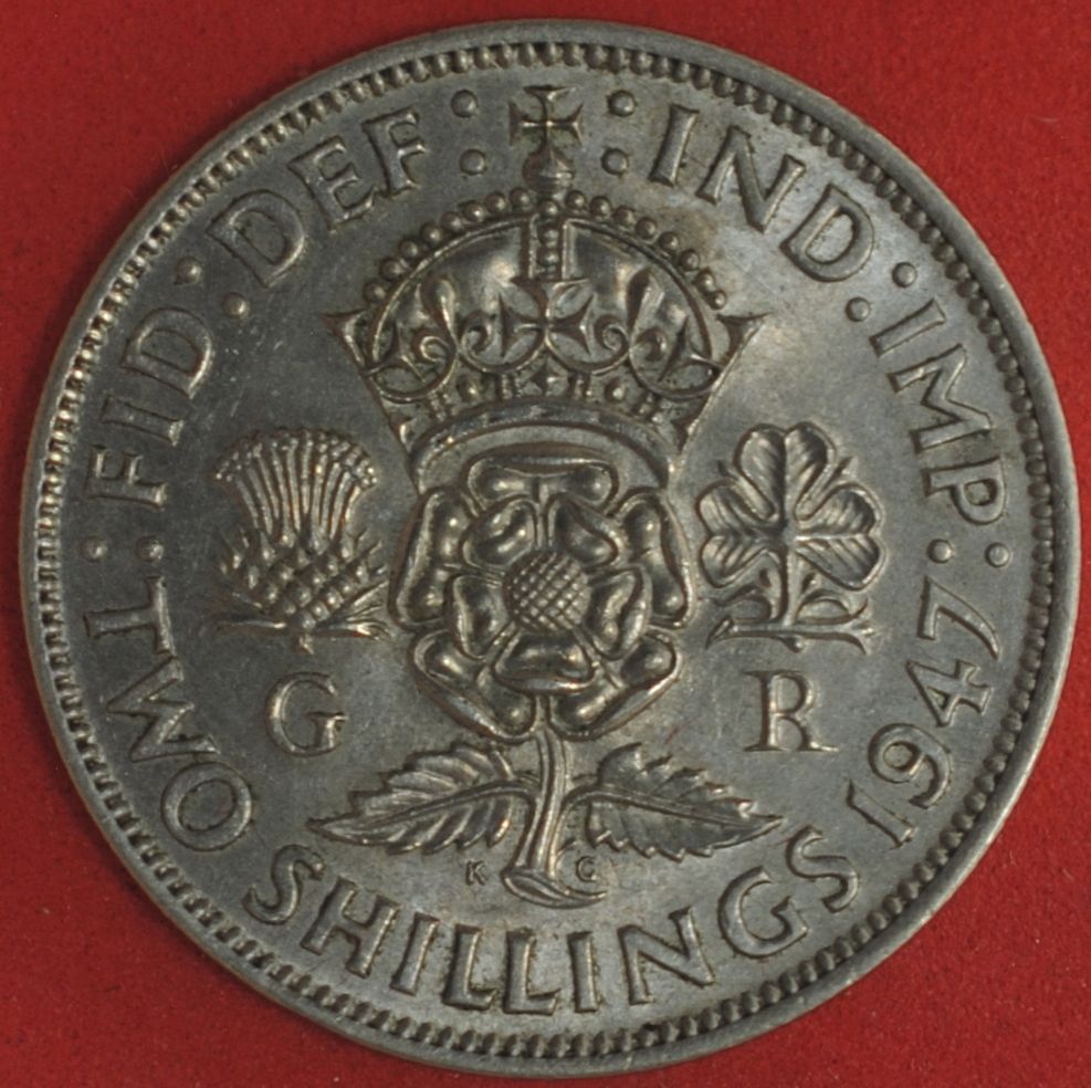 1947 Great Britain Florin AU - For Sale, Buy Now Online - Item #749275