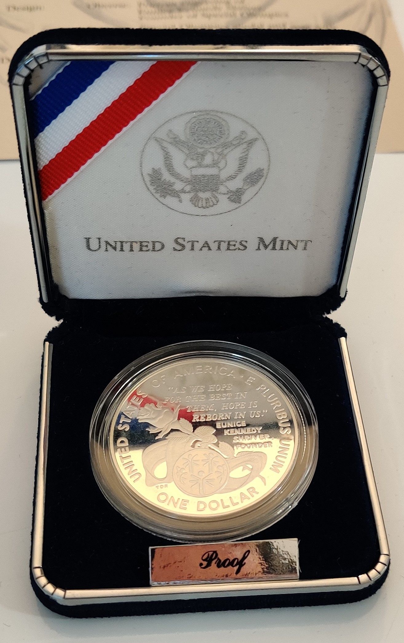1995 Special Olympics World Games Commemorative Coin PROOF Dollar ...