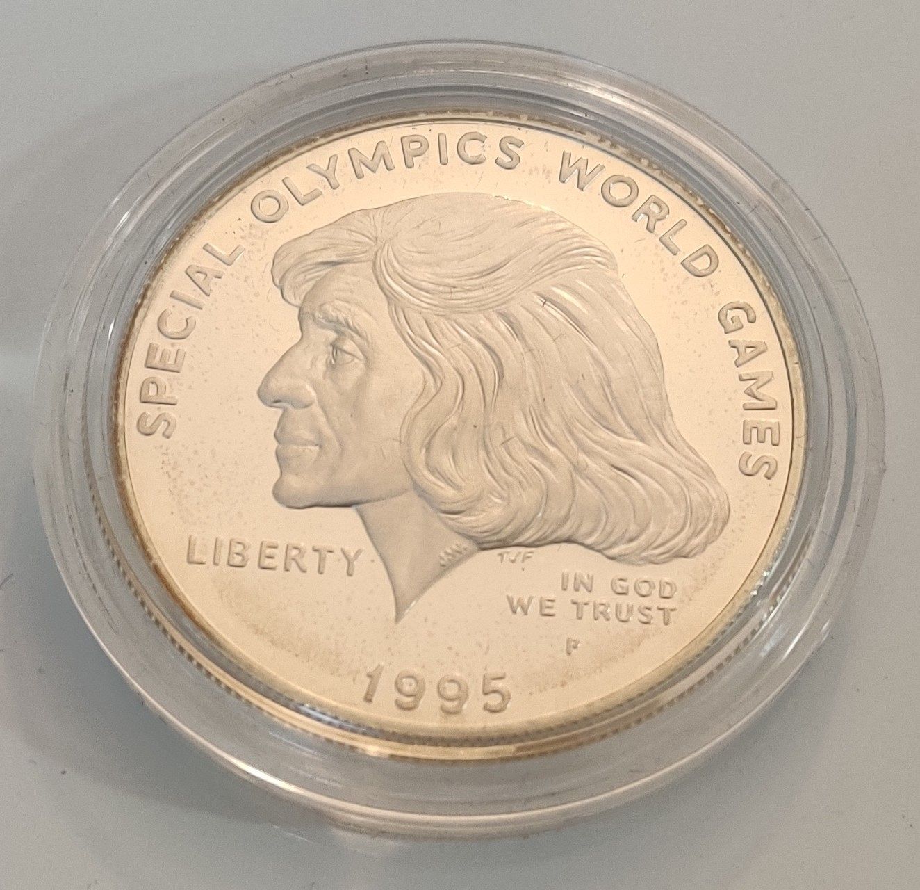 1995 Special Olympics World Games Commemorative Coin PROOF Dollar ...