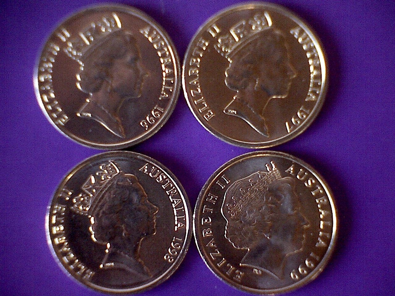 1996-97-98-99 AUSTRALIA 5 CENTS "4 COIN SET" - For Sale, Buy Now Online ...