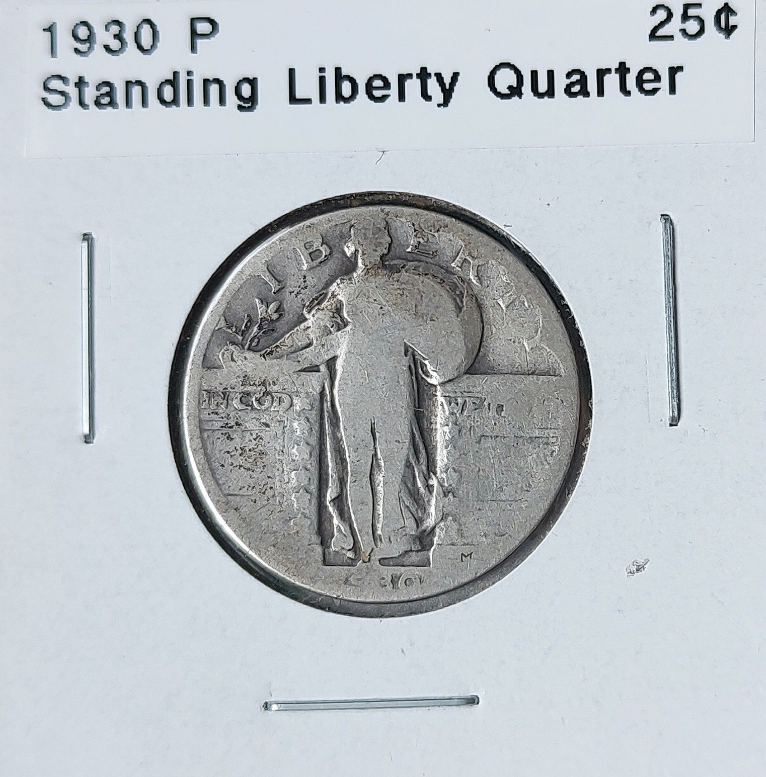 1930 P Standing Liberty Quarter Dollar - Free Shipping for additional ...
