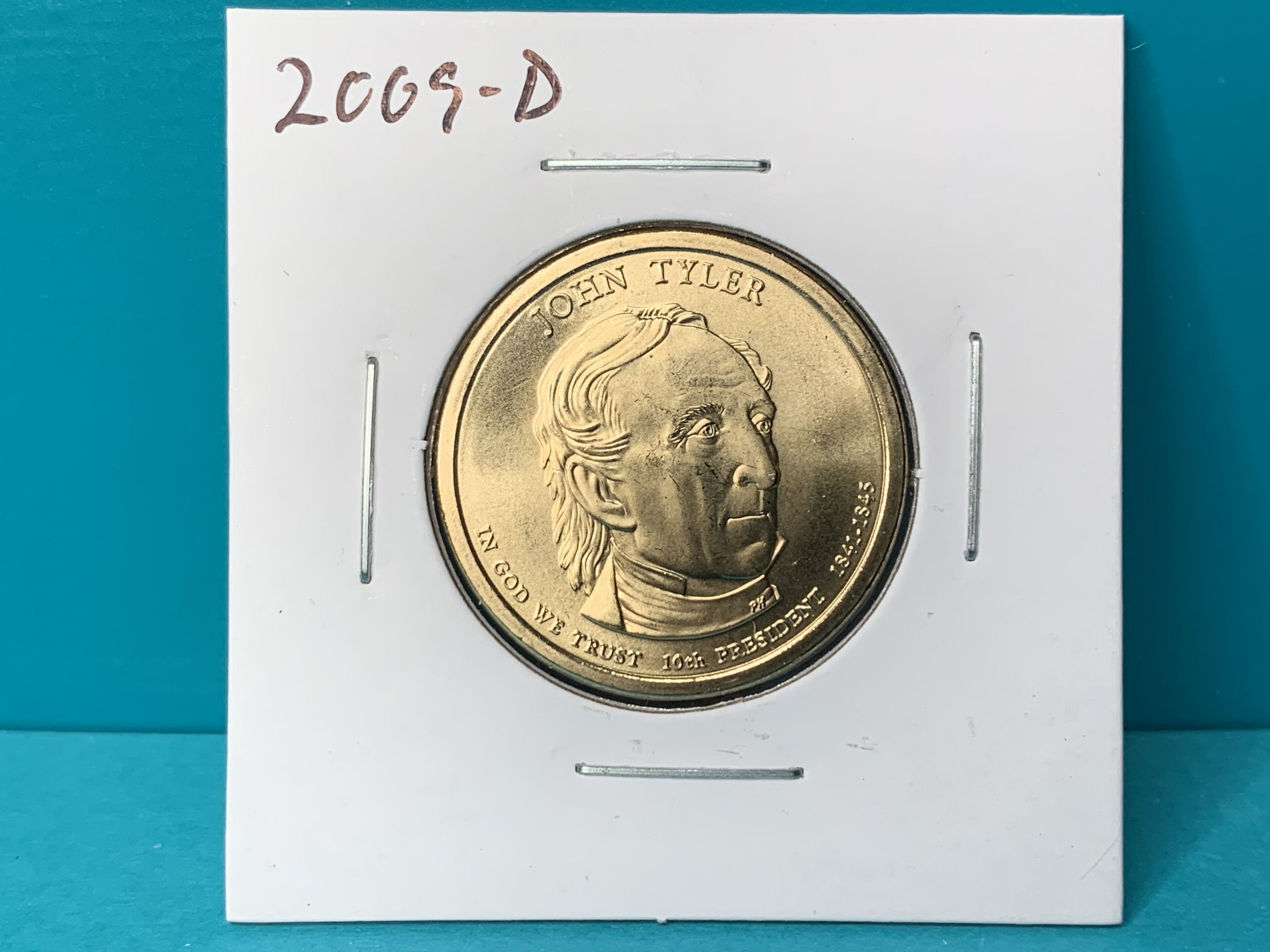2009-D John Tyler Presidential Dollar - For Sale, Buy Now Online - Item ...