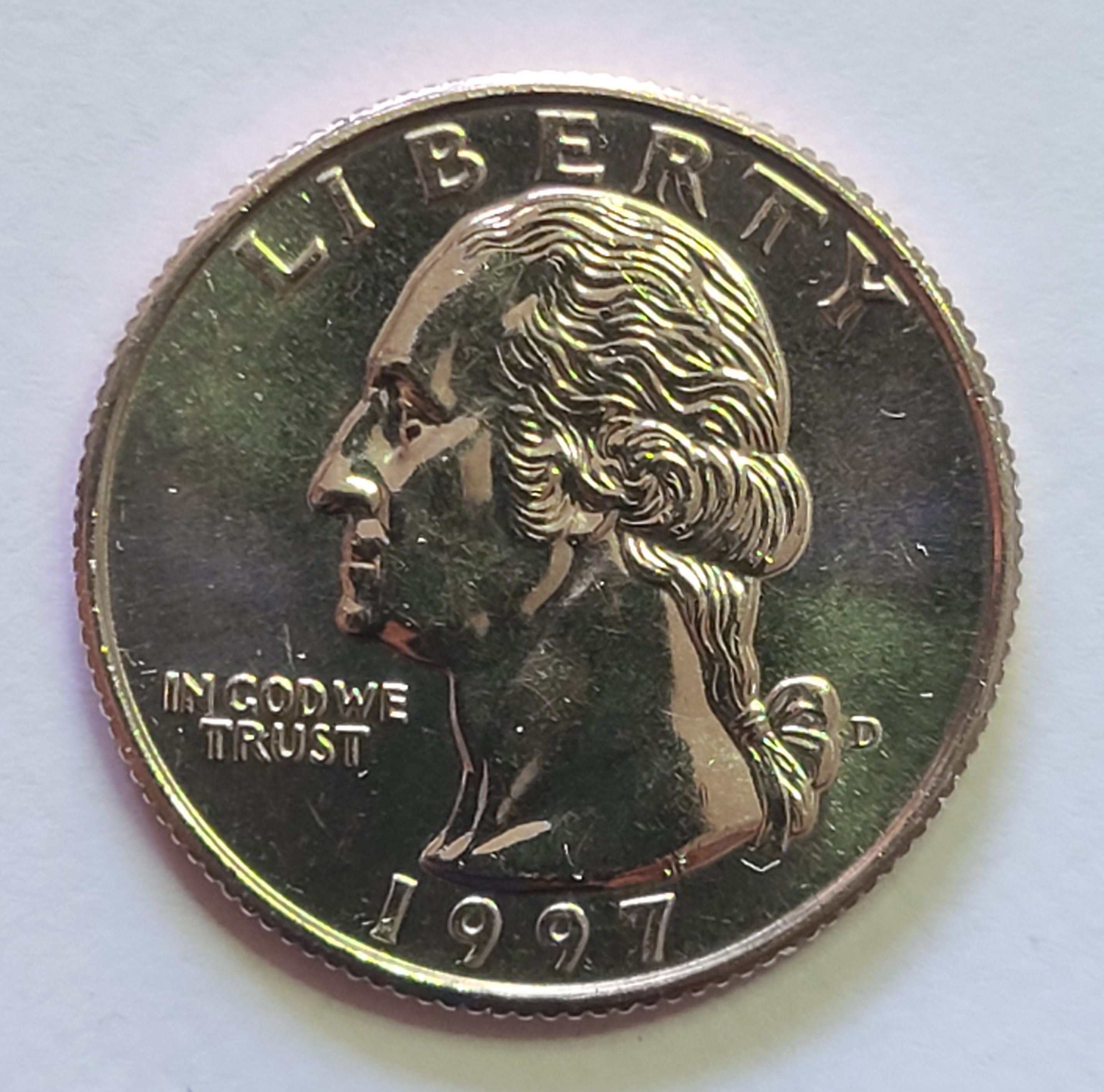 1997-D Washington Quarter MS-65 (GEM) - For Sale, Buy Now Online - Item ...