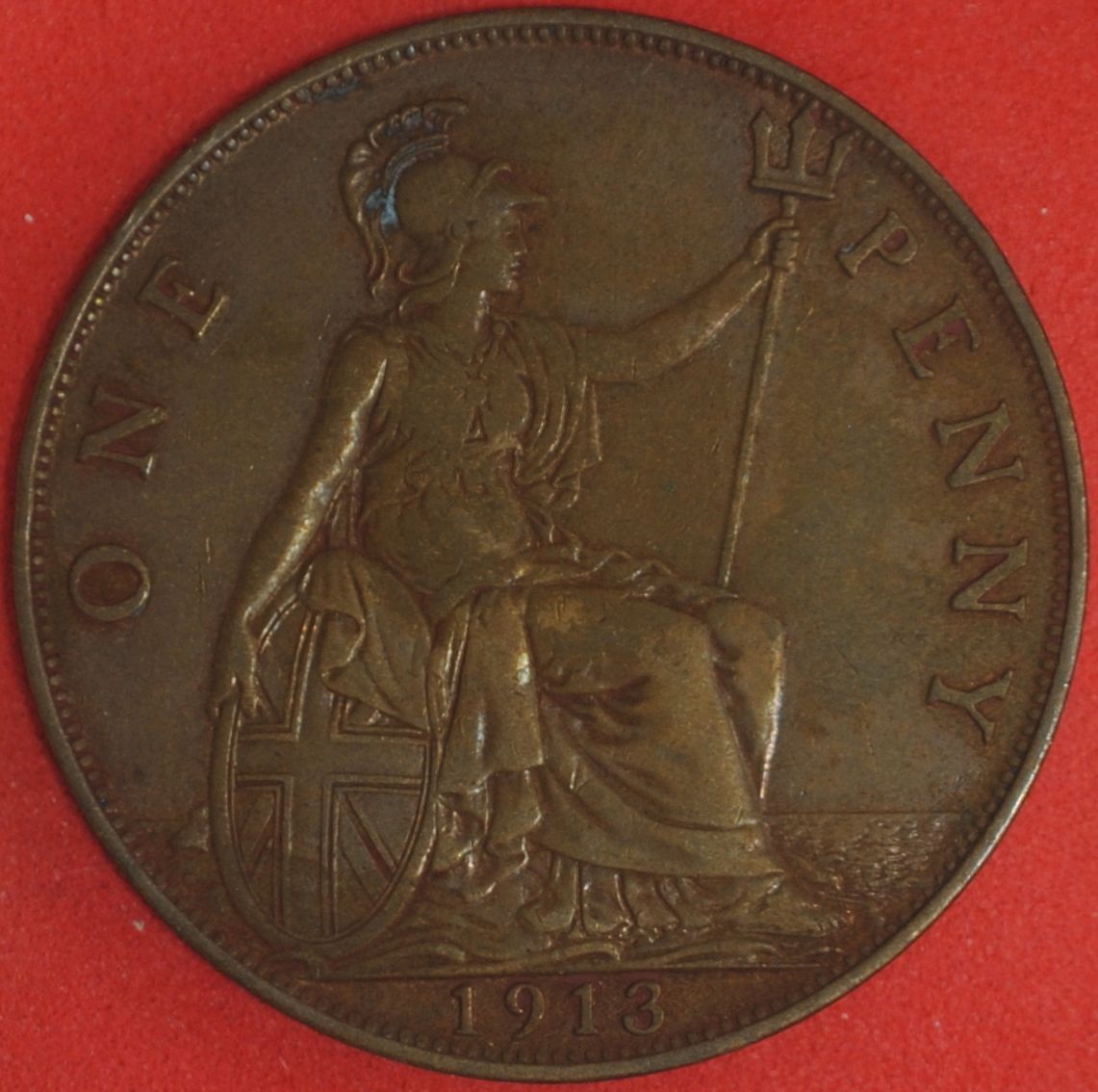 1913 Great Britain Penny VF #2 - For Sale, Buy Now Online - Item #754273