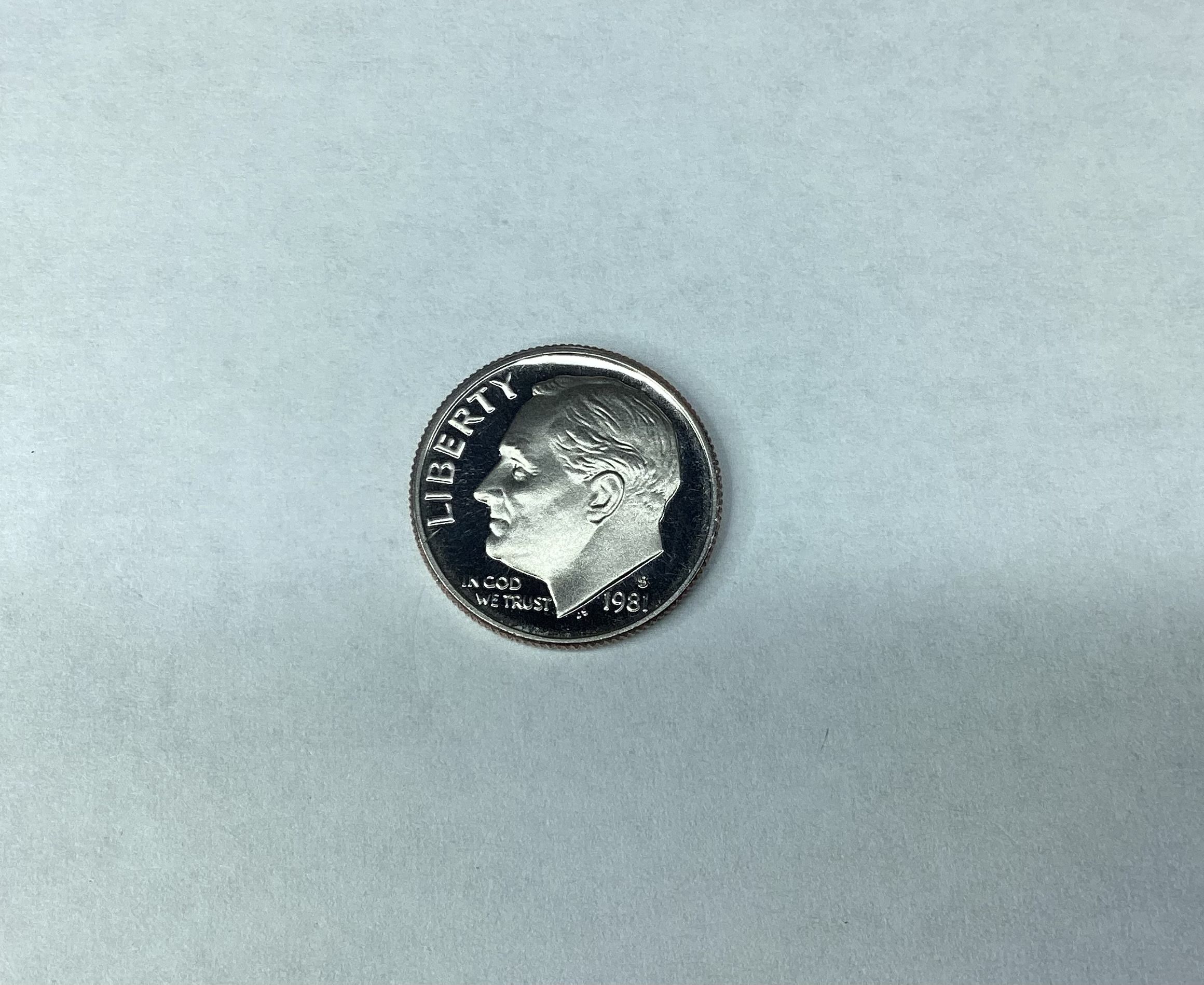 1981-S Roosevelt Dime **Proof** - For Sale, Buy Now Online - Item #588733