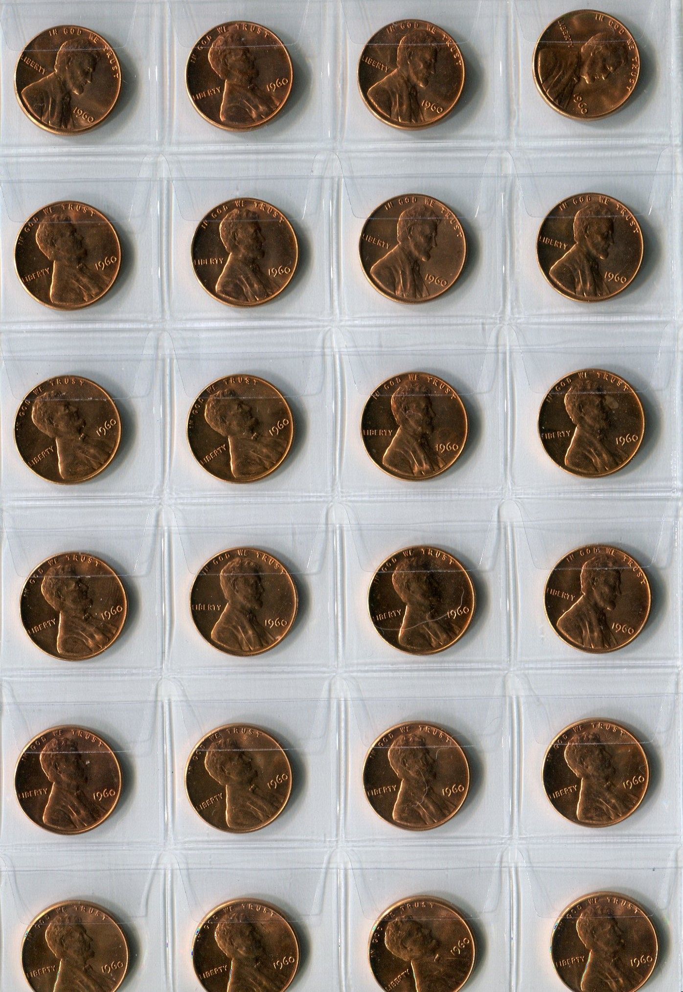 24 - 1960 - D LINCOLN CENTS - LARGE DATE - UNC - For Sale, Buy Now ...