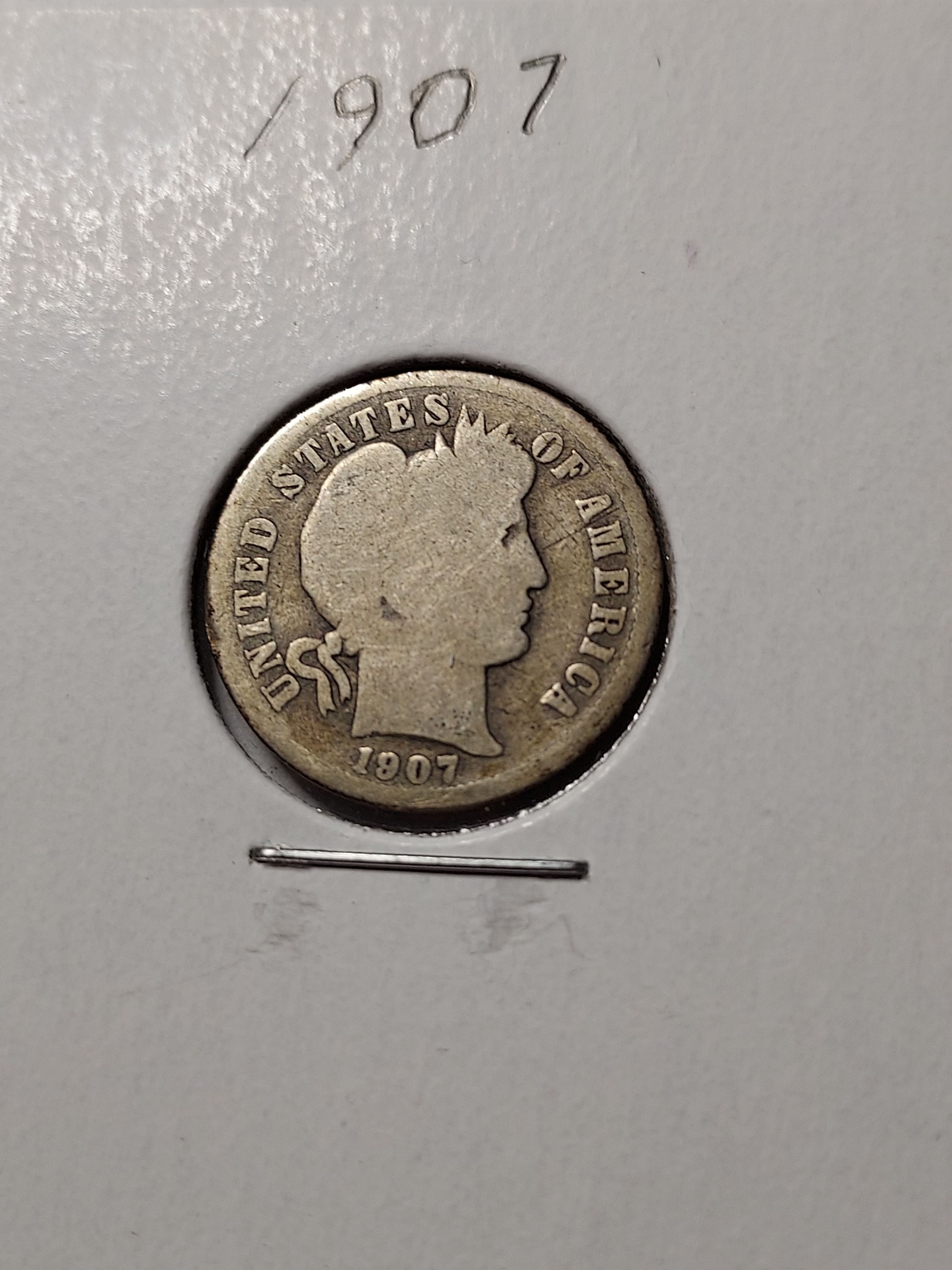 1907 P BARBER DIME - For Sale, Buy Now Online - Item #754849