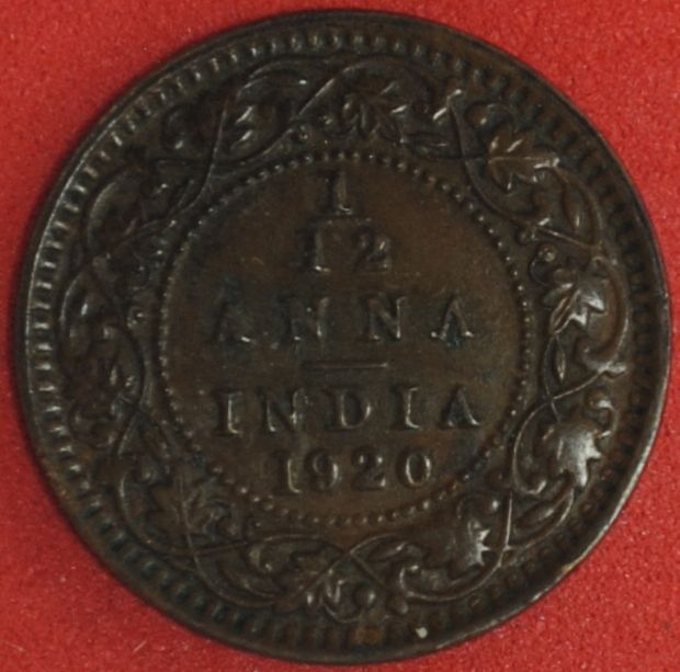 1920 India/British 1/12 Anna VF - For Sale, Buy Now Online - Item #756371