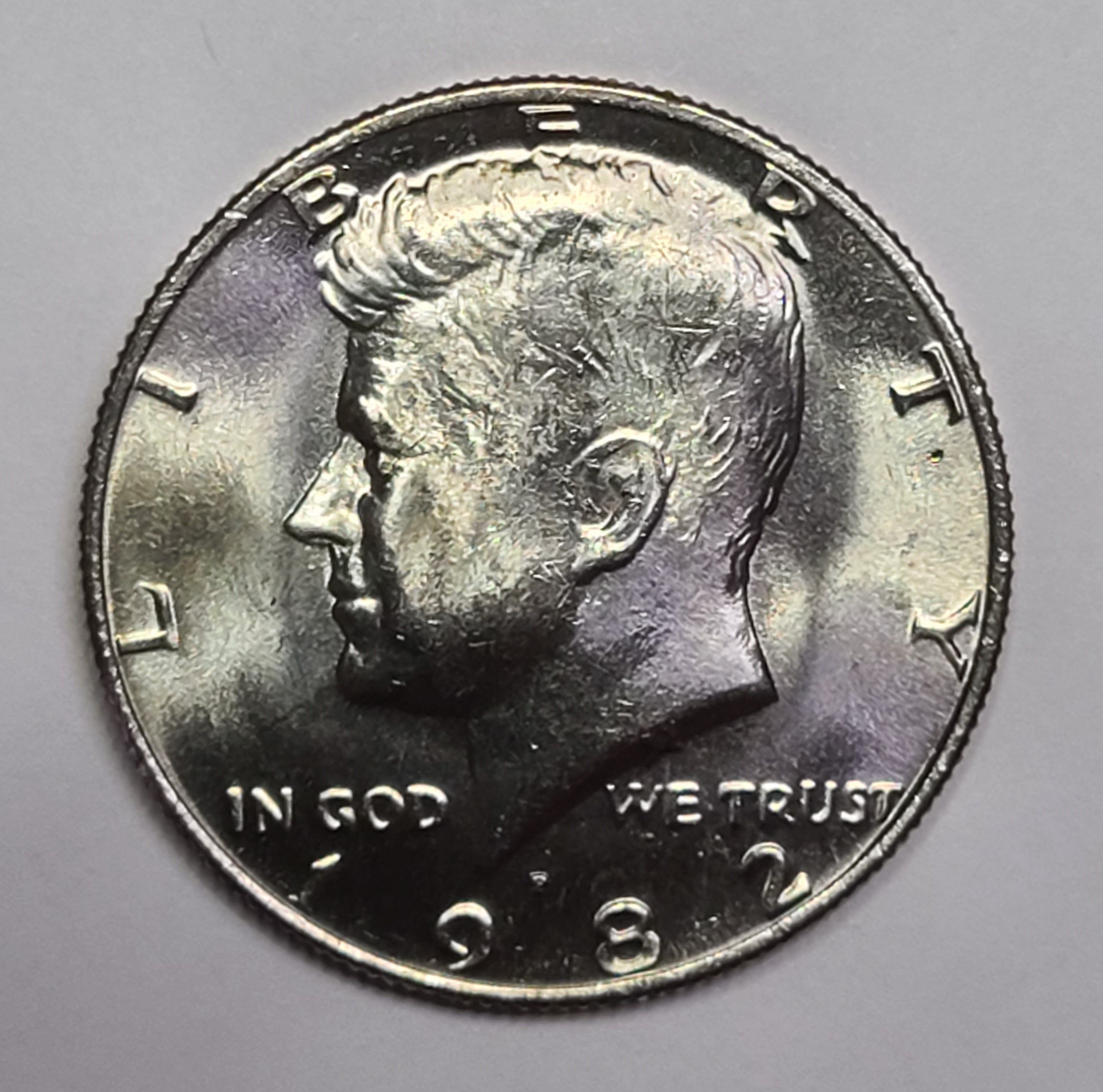 1982-P Kennedy Half Dollar MS-64 (Near Gem) - For Sale, Buy Now Online ...