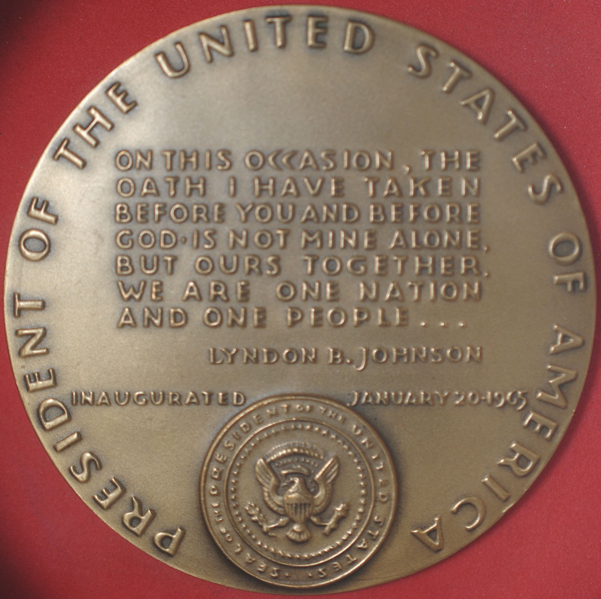 Lyndon B. Johnson Presidential Medal - For Sale, Buy Now Online - Item ...