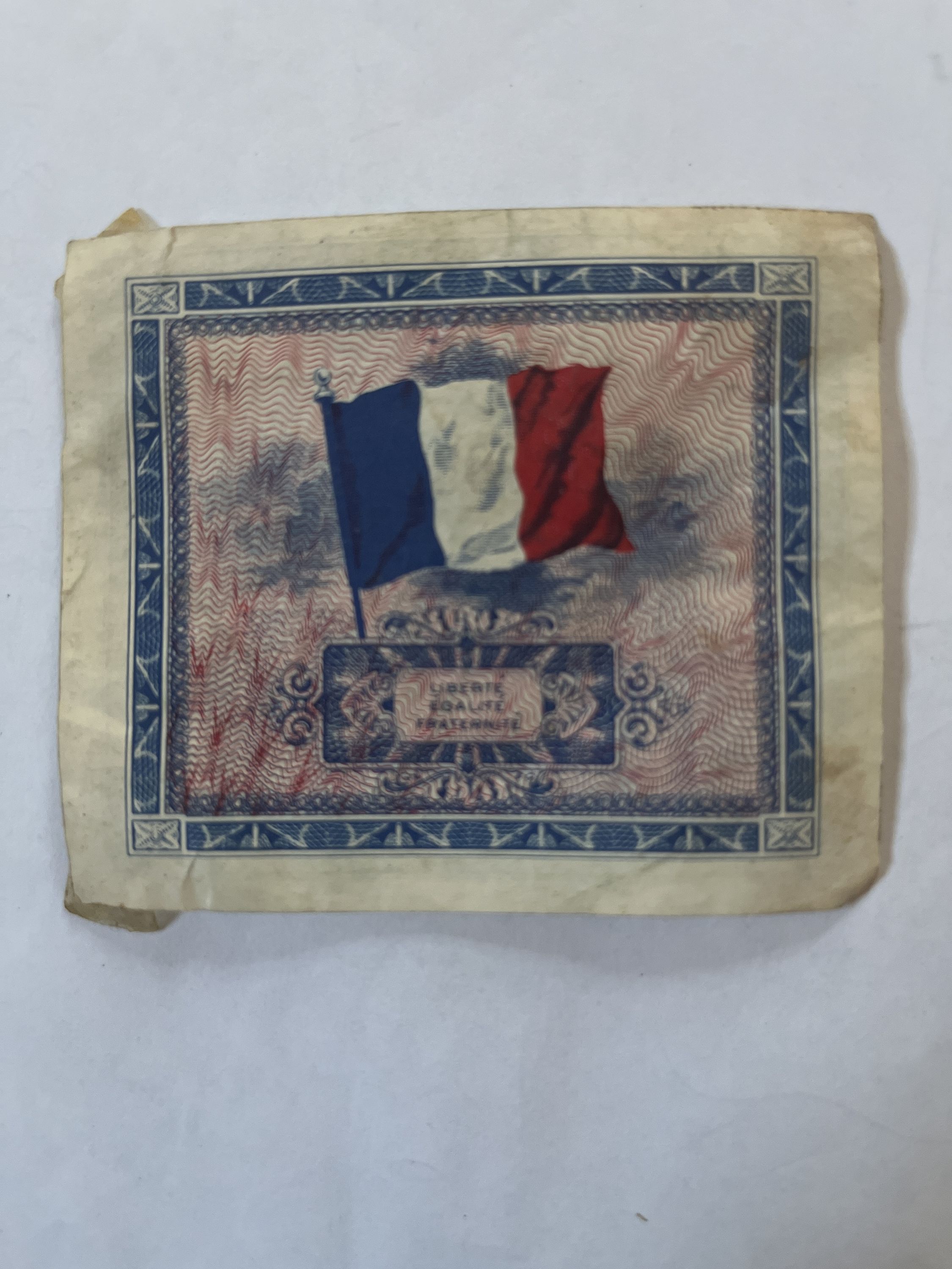 1944 French 2 Franc Banknote - For Sale, Buy Now Online - Item #759967