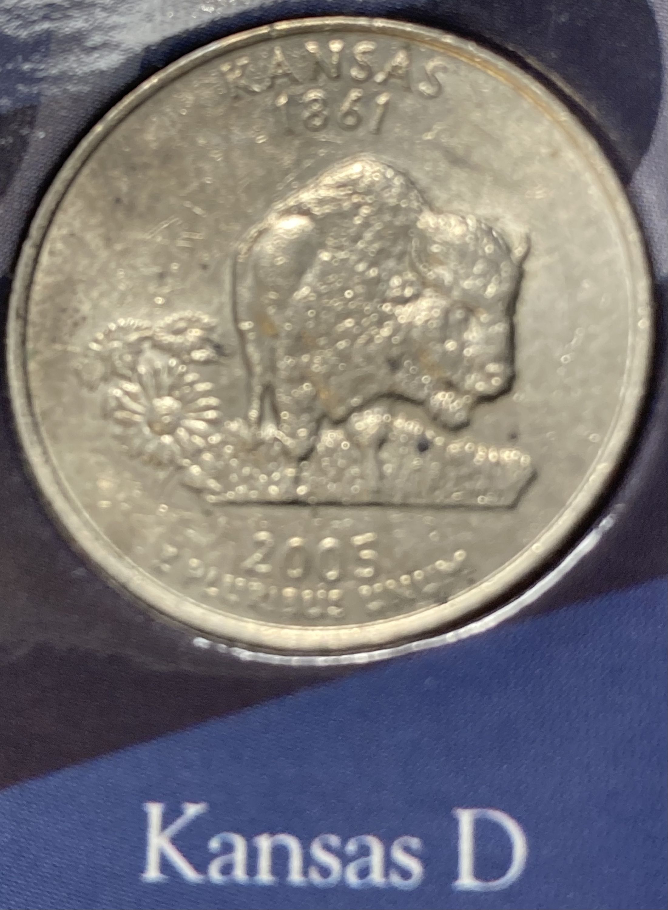 2005 D Kansas 50 States and Territories Quarters - For Sale, Buy Now ...
