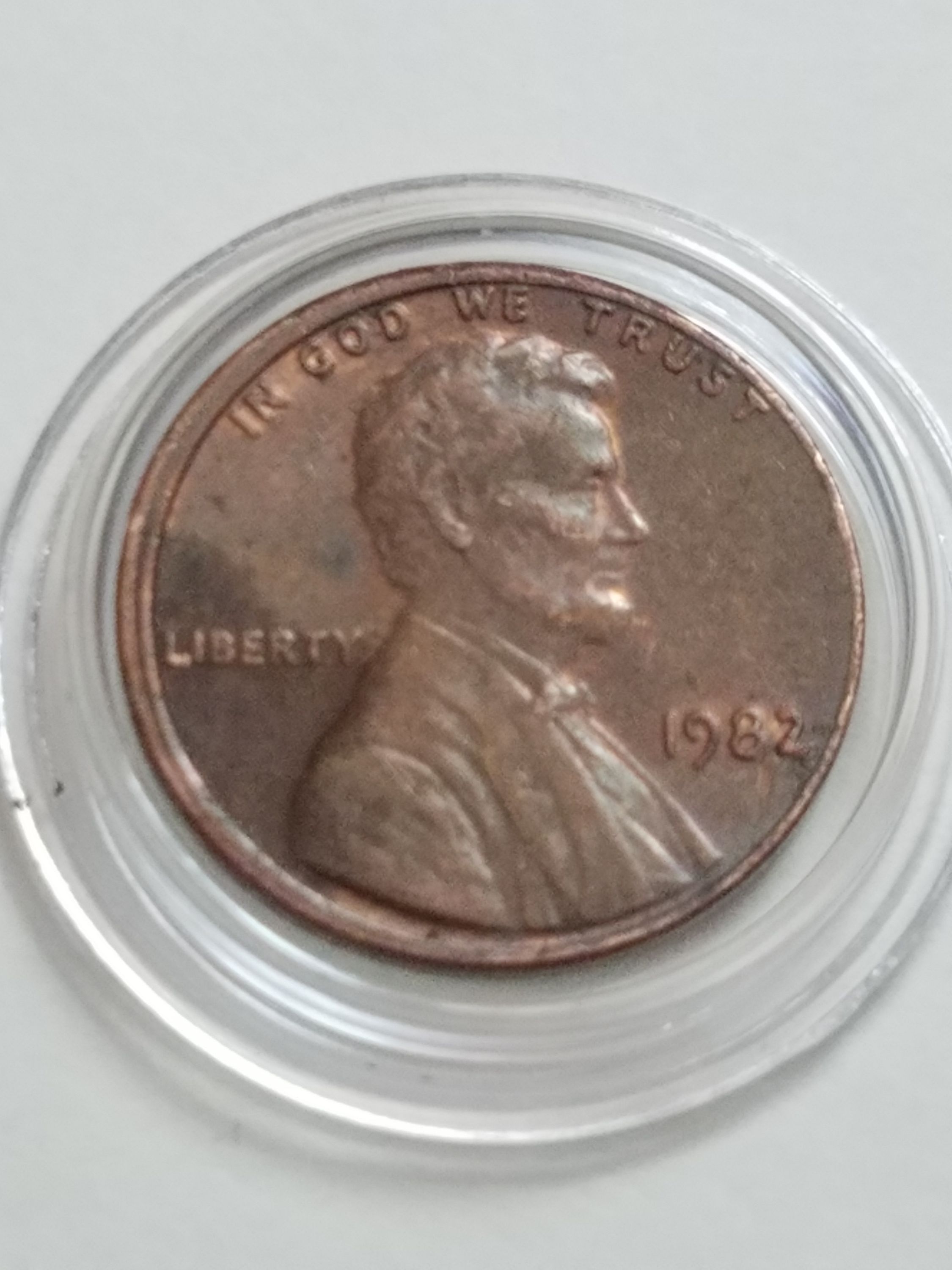 1982 P Lincoln Penny Off Center - For Sale, Buy Now Online - Item #761193