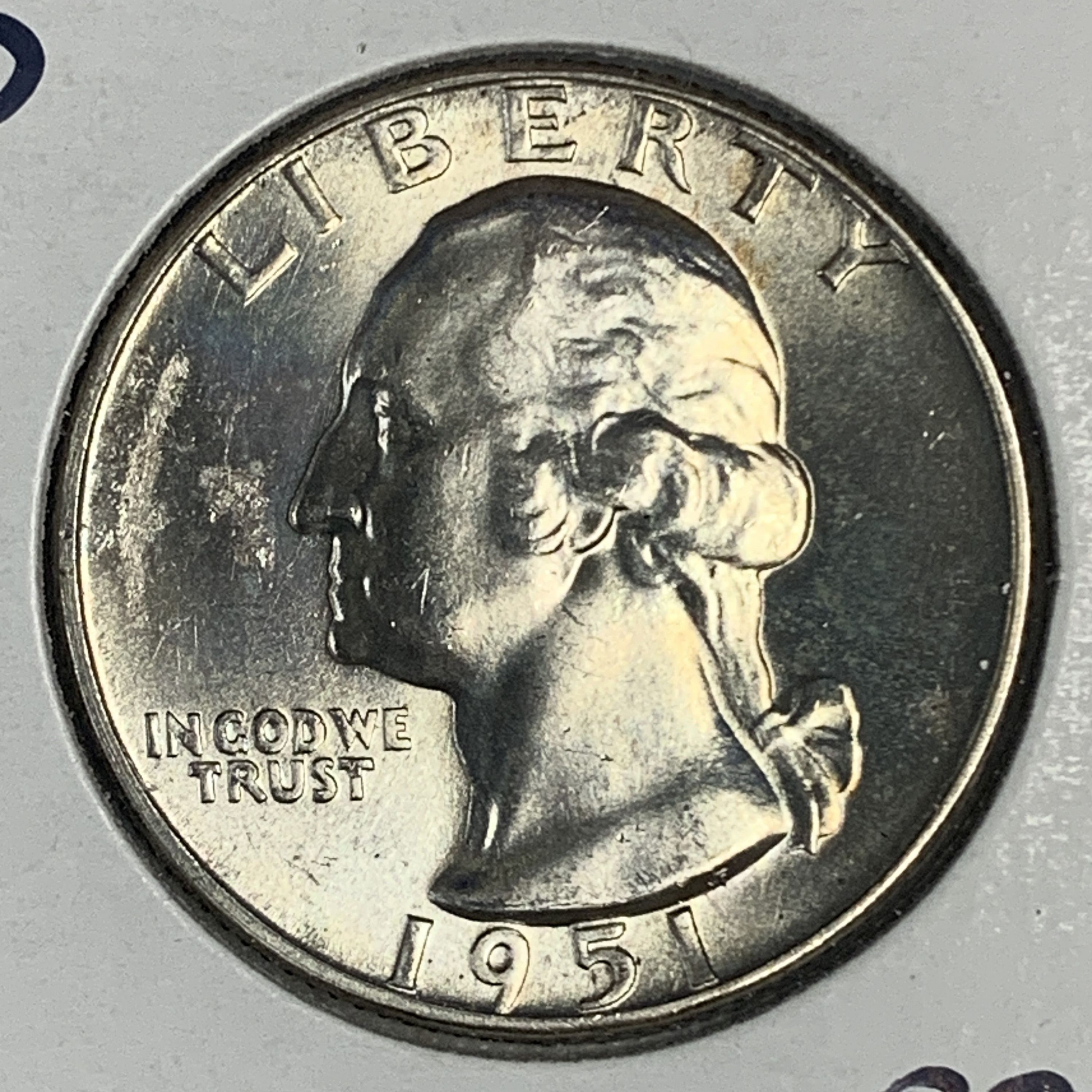 1951-D Washington Quarter, MS60+ (#5540) - For Sale, Buy Now Online ...