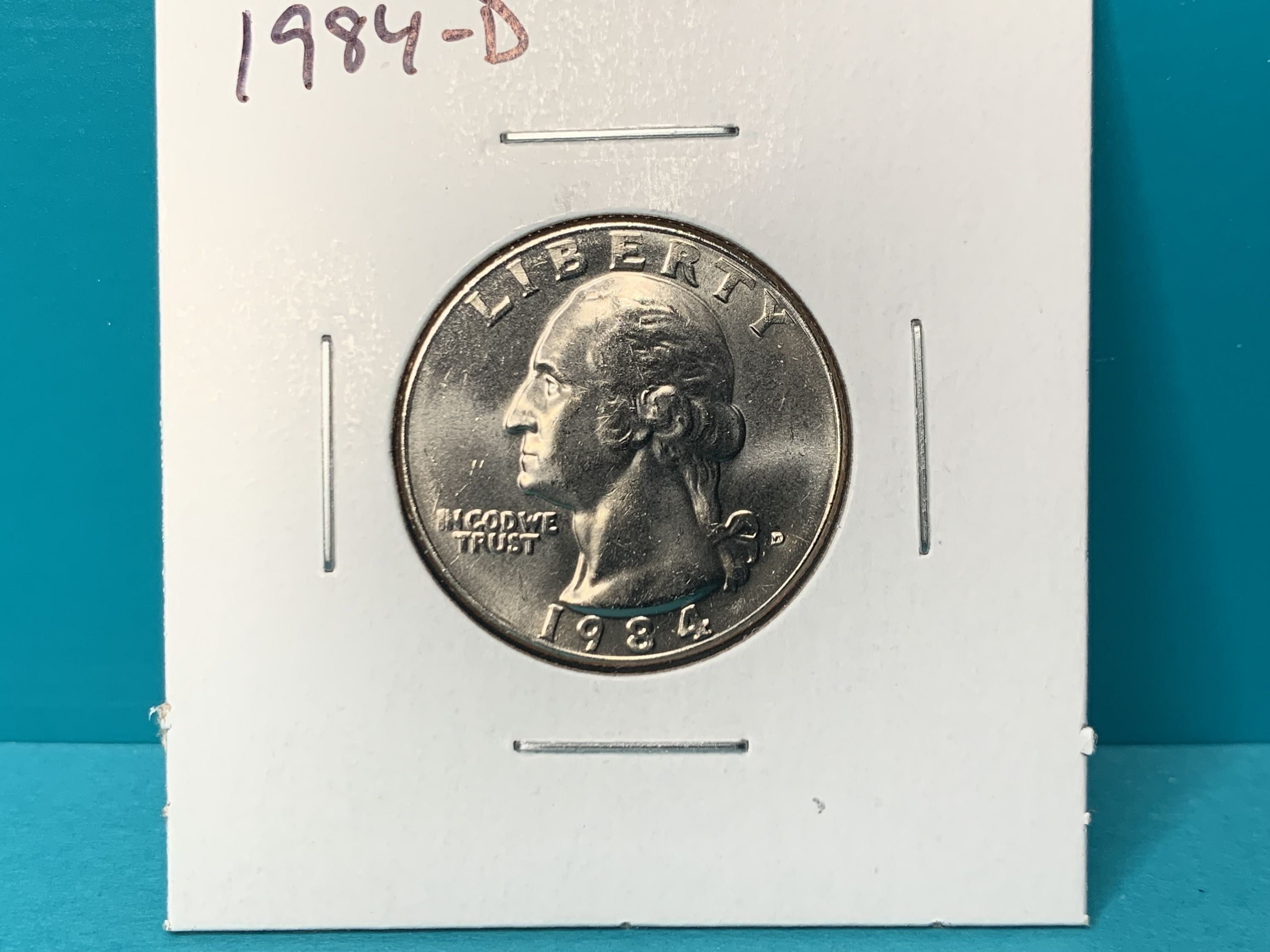 1984-D Washington Quarter - For Sale, Buy Now Online - Item #763567