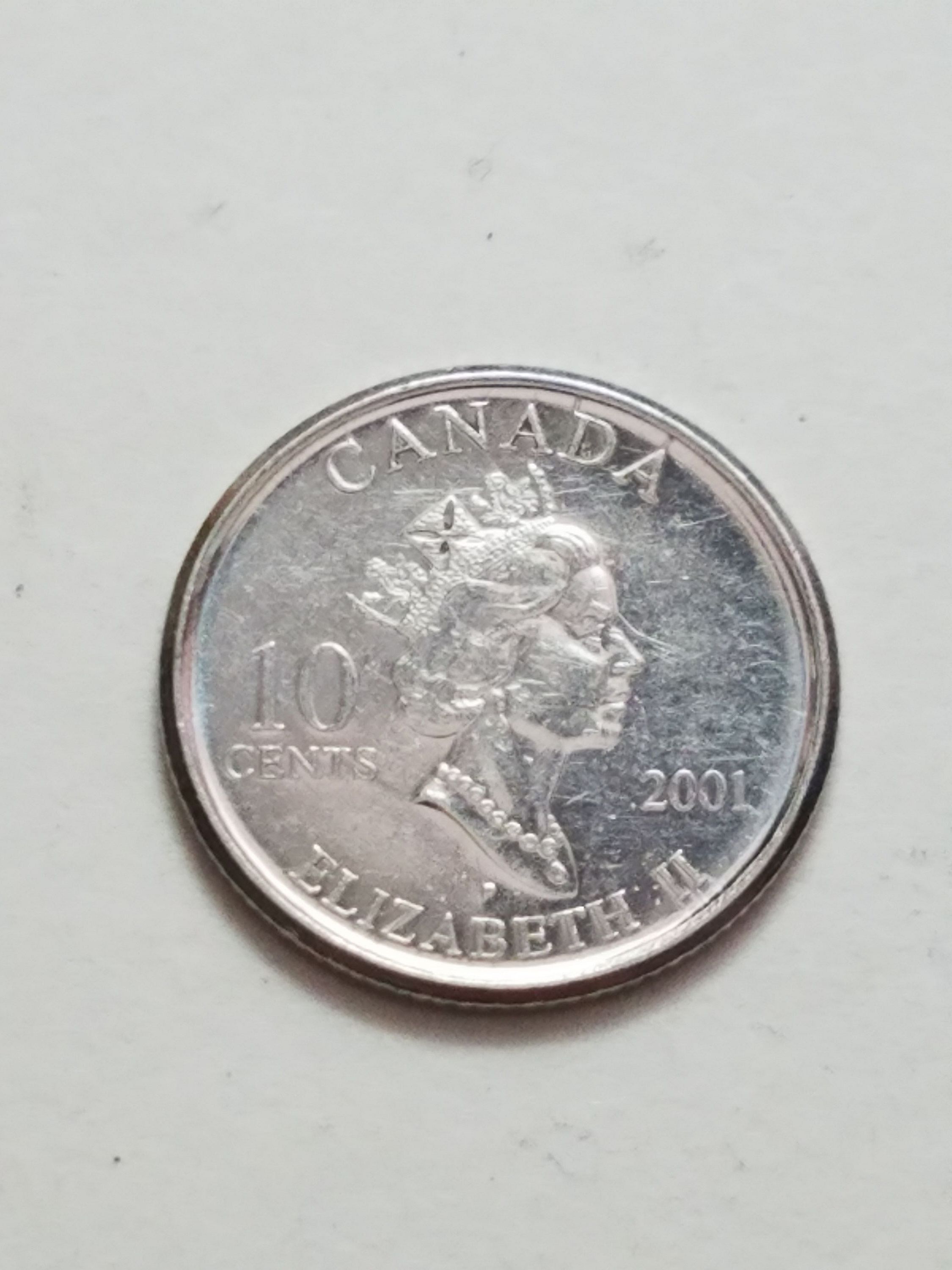 2001 Canada Year of Volunteers 10 Cent Coin - For Sale, Buy Now Online ...