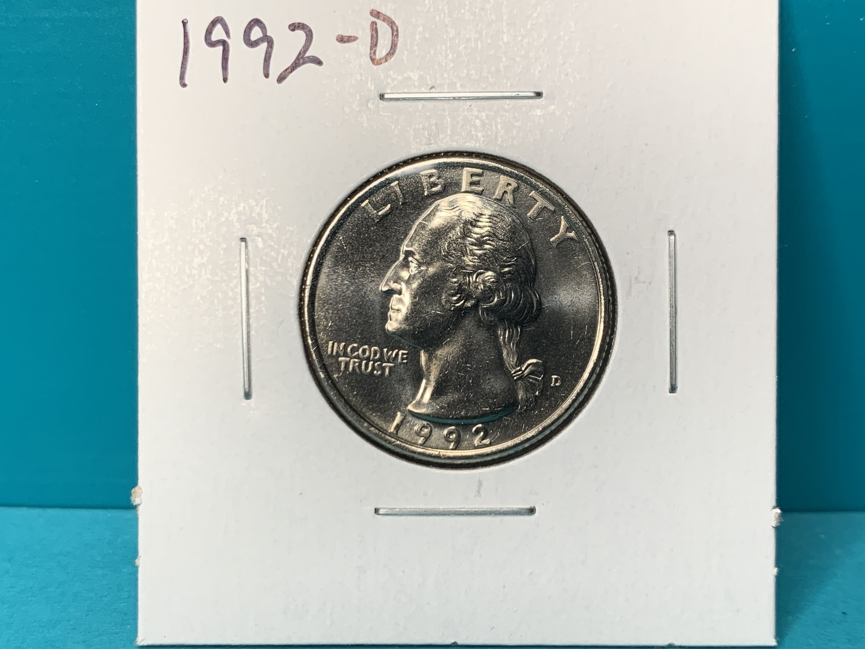 1992-D Washington Quarter - For Sale, Buy Now Online - Item #763652
