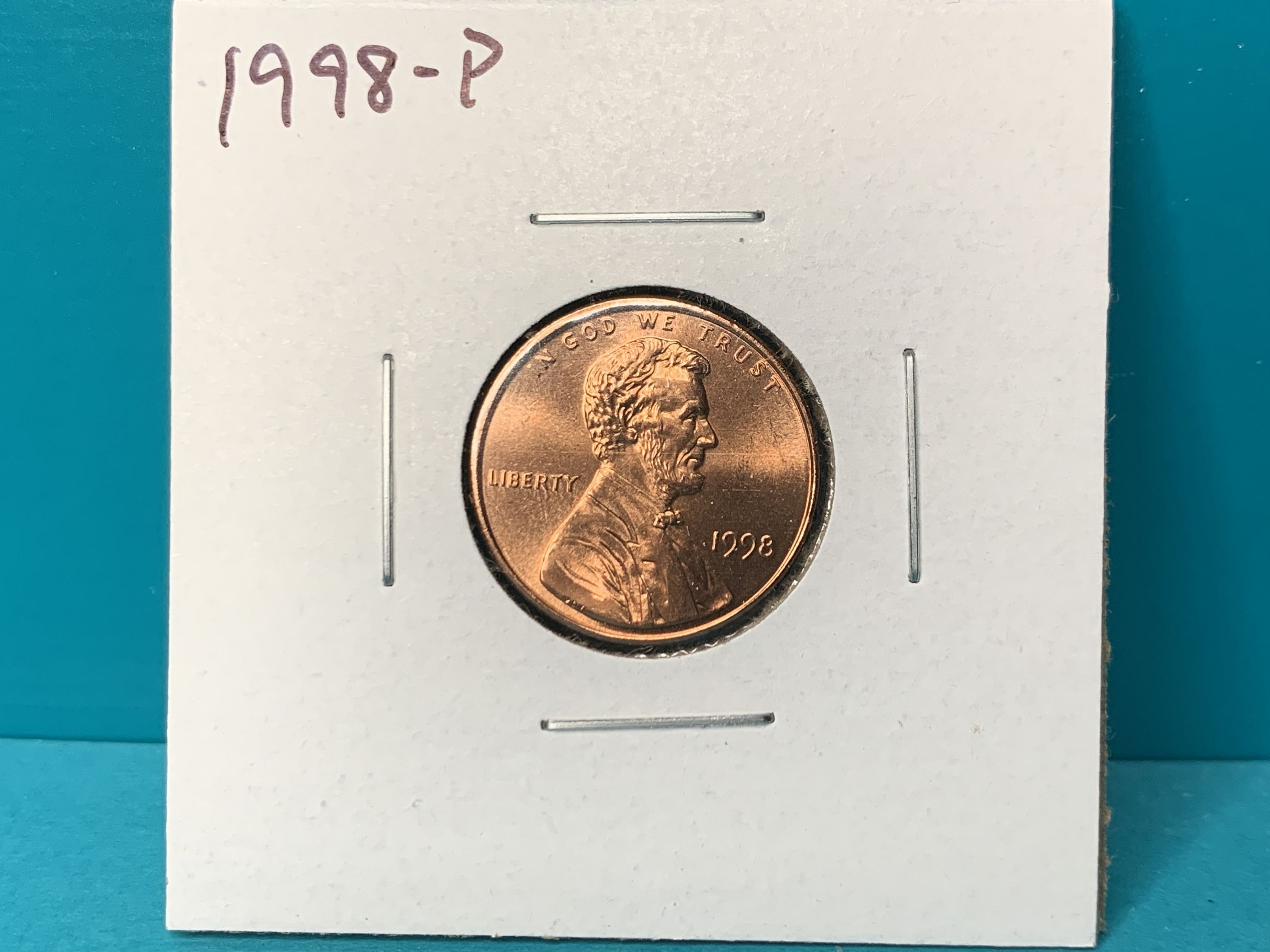 1998-P Lincoln Memorial Cent - For Sale, Buy Now Online - Item #763656