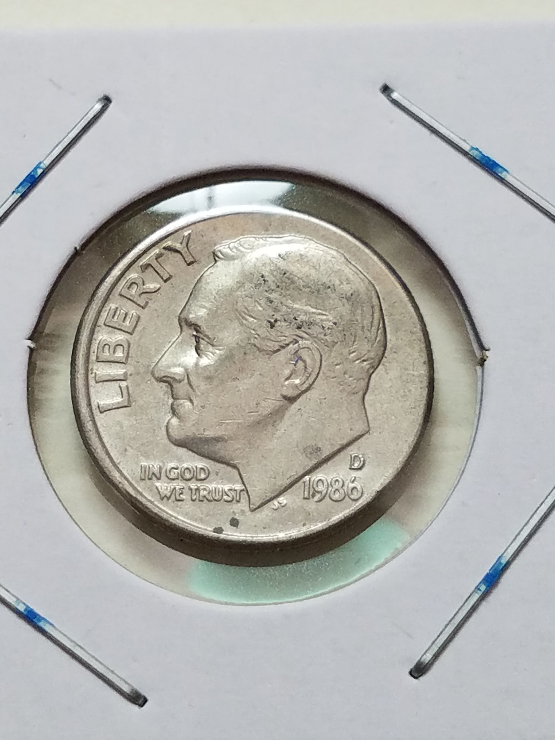 1986 P Roosevelt Dime DDO and DDR - For Sale, Buy Now Online - Item #764611