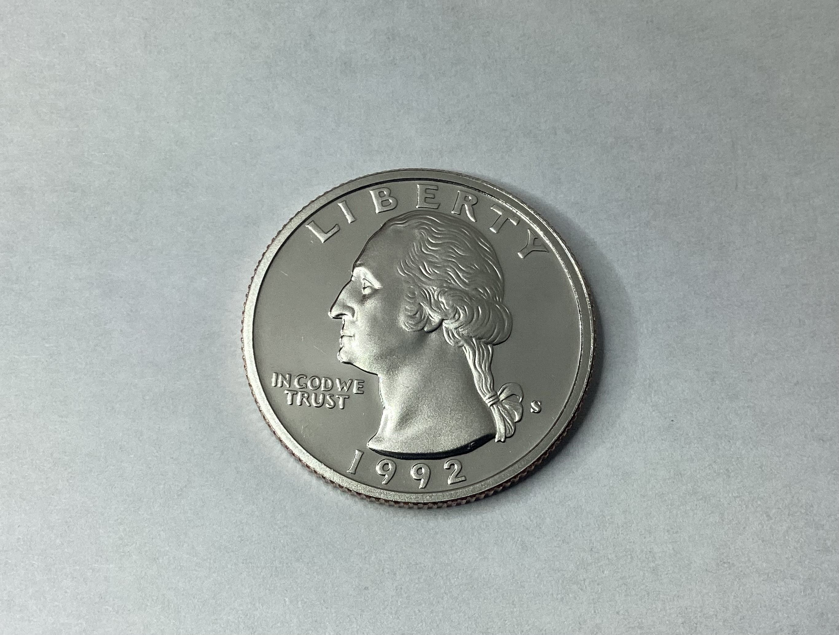 1992-S Washington Quarter **Gem Proof** - For Sale, Buy Now Online ...