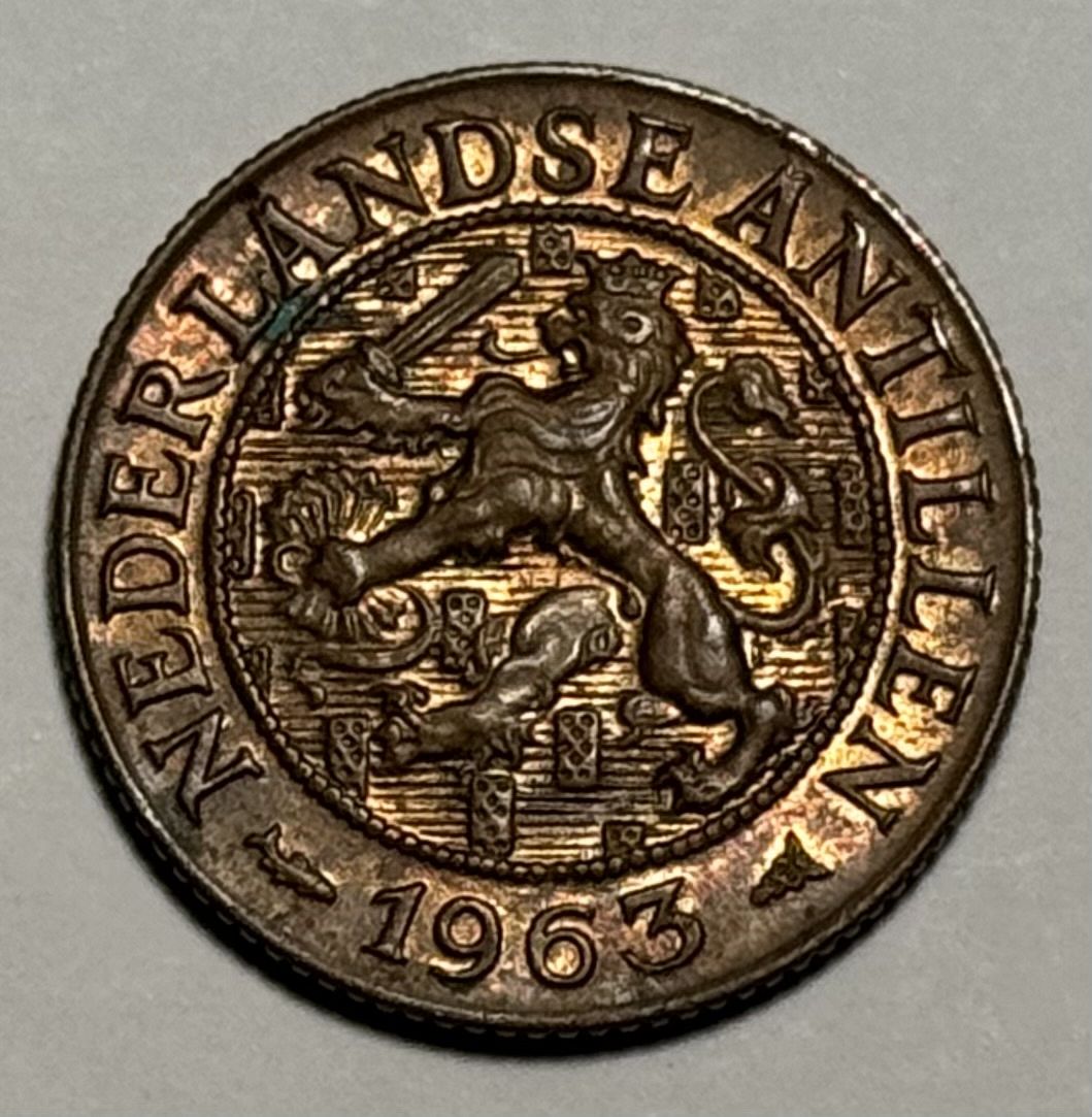 1963 Netherlands Antilles Cent - For Sale, Buy Now Online - Item #766563