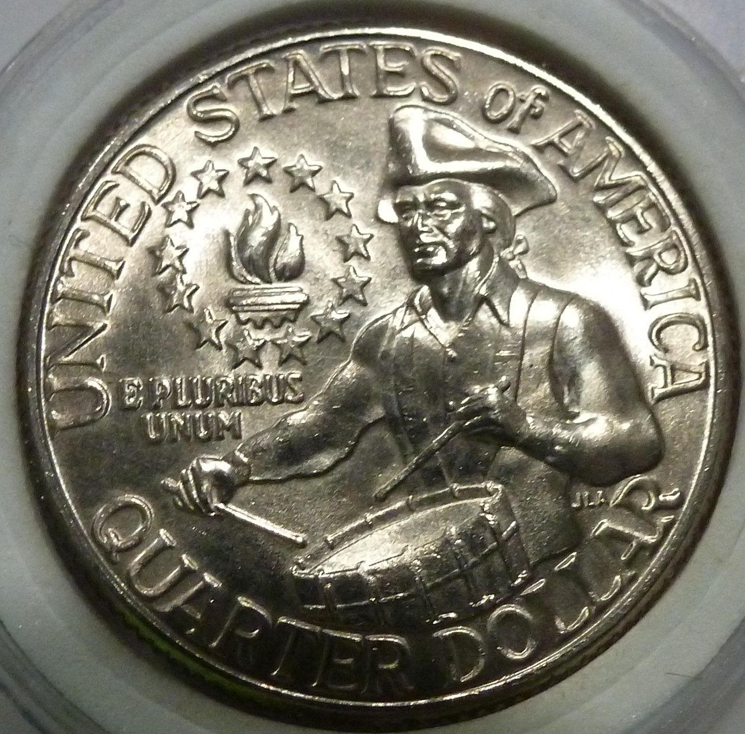 1976-D Brilliant Uncirculated CLAD Washington Quarter # 40-Z - For Sale ...